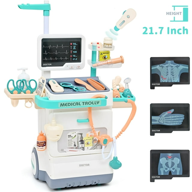 Kids Doctors Play Set - 26PCS Doctor Kit for Kids, Pretend Medical ...