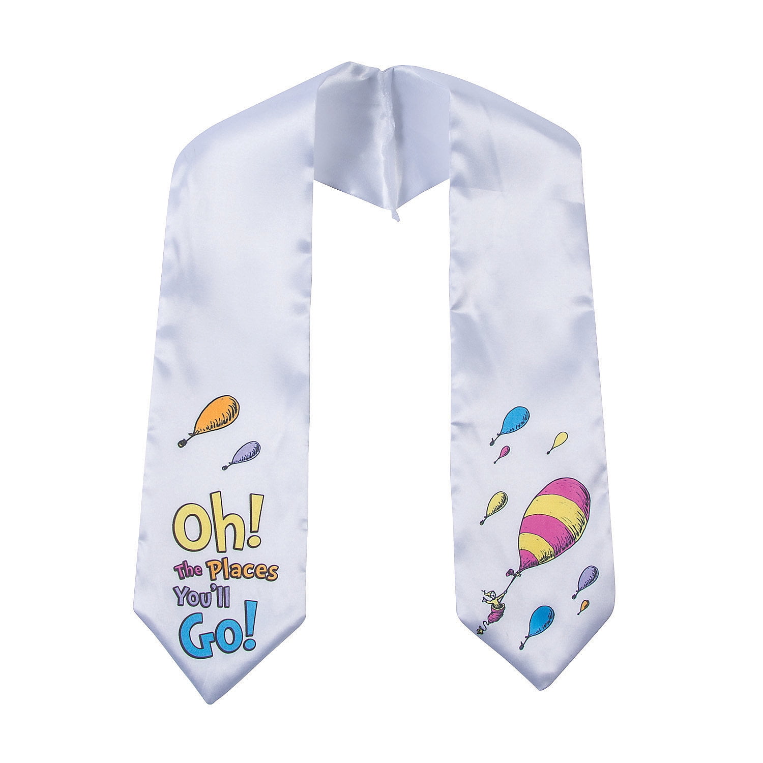 Kids Dr. Seuss™ Oh, the Places You’ll Go Elementary School Graduation Stole - Walmart.com