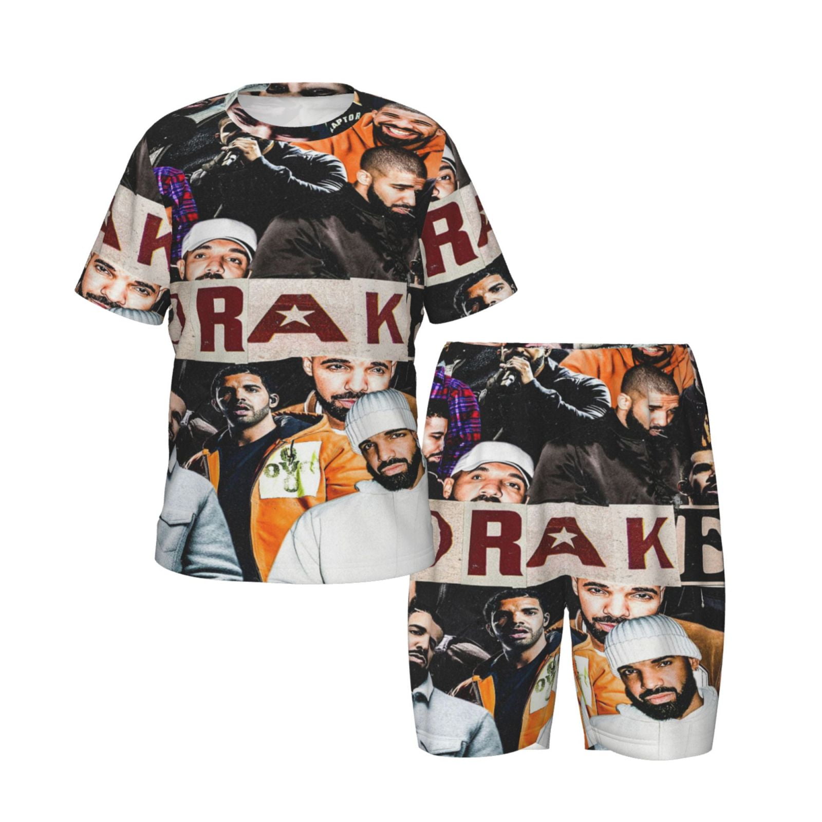 Kids Drake Singer Pajamas Set Cartoon Sleepwear Short Set Outfit For ...