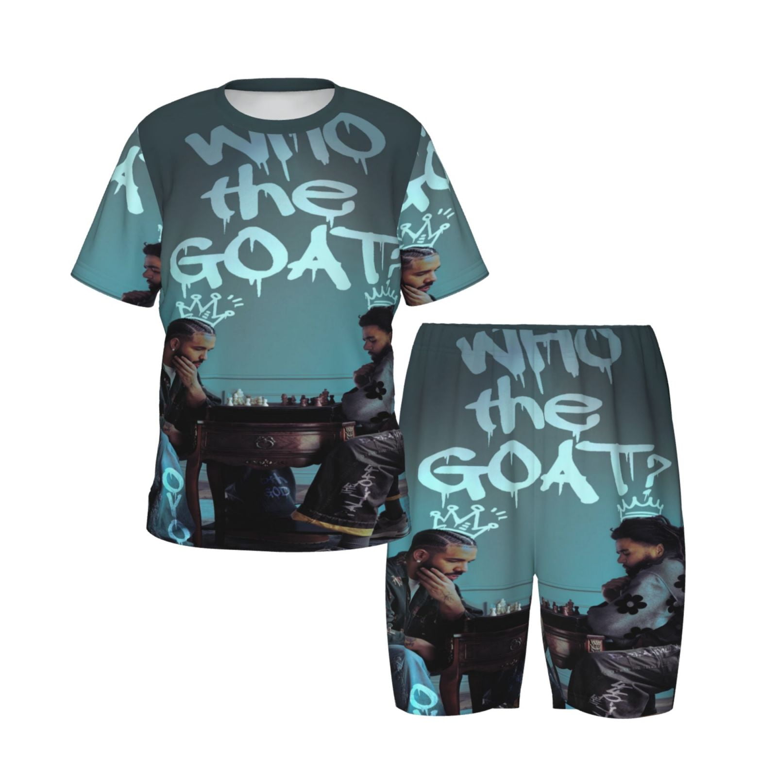 Kids Drake Singer Pajamas Set Cartoon Sleepwear Short Set Outfit For ...