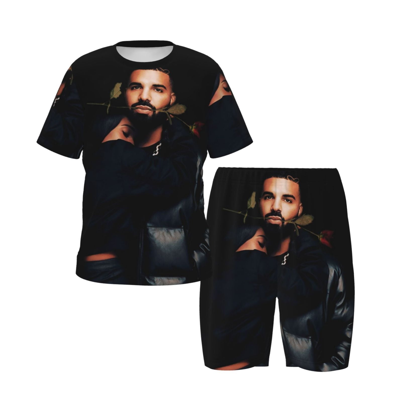 Kids Drake Singer Pajamas Set Cartoon Sleepwear Short Set Outfit For ...