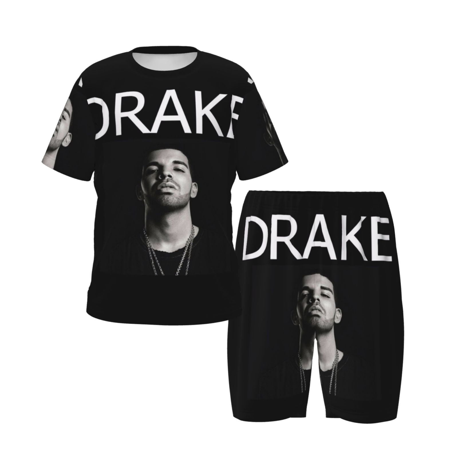 Kids Drake Singer Pajamas Set Cartoon Sleepwear Short Set Outfit For ...
