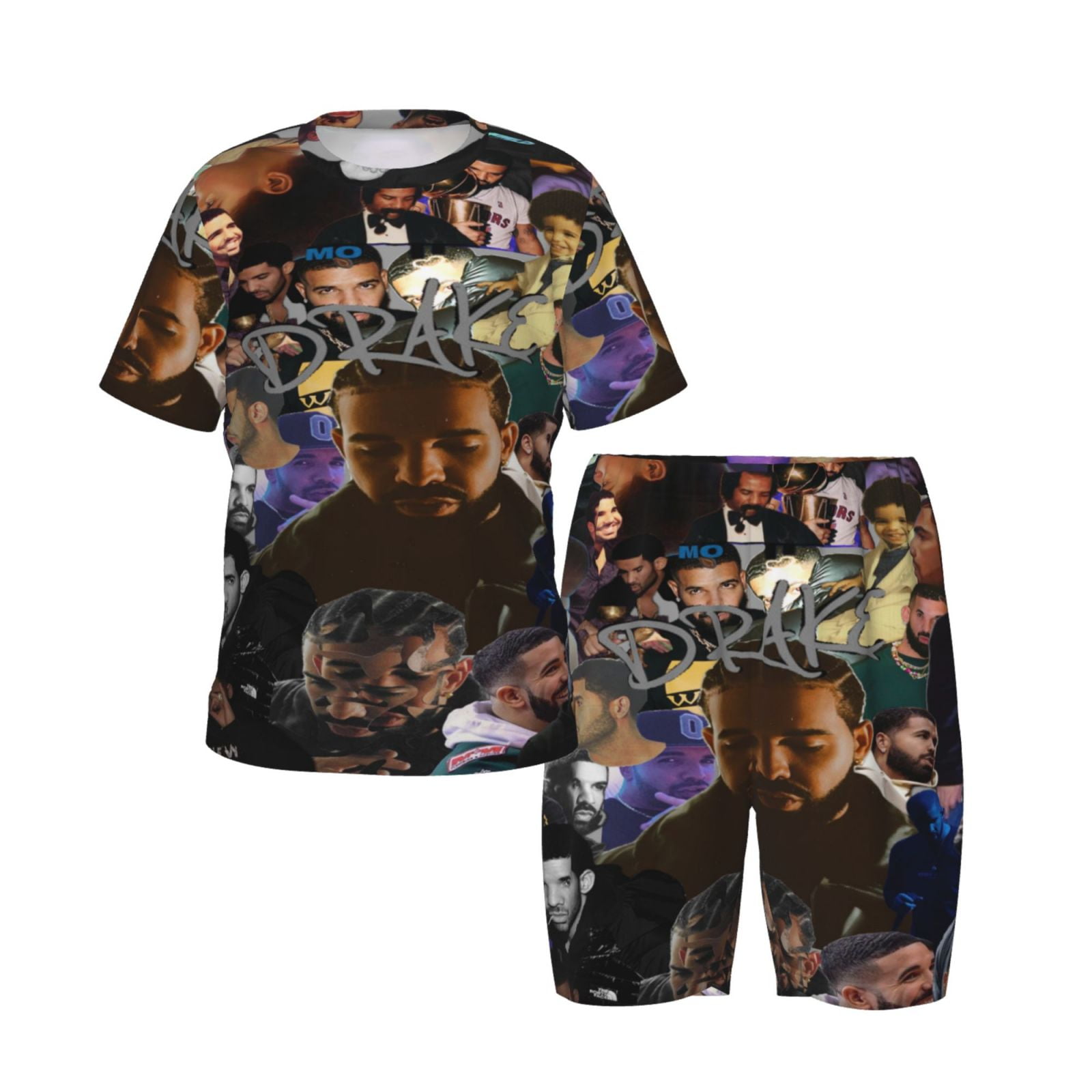 Kids Drake Singer Pajamas Set Cartoon Sleepwear Short Set Outfit For ...