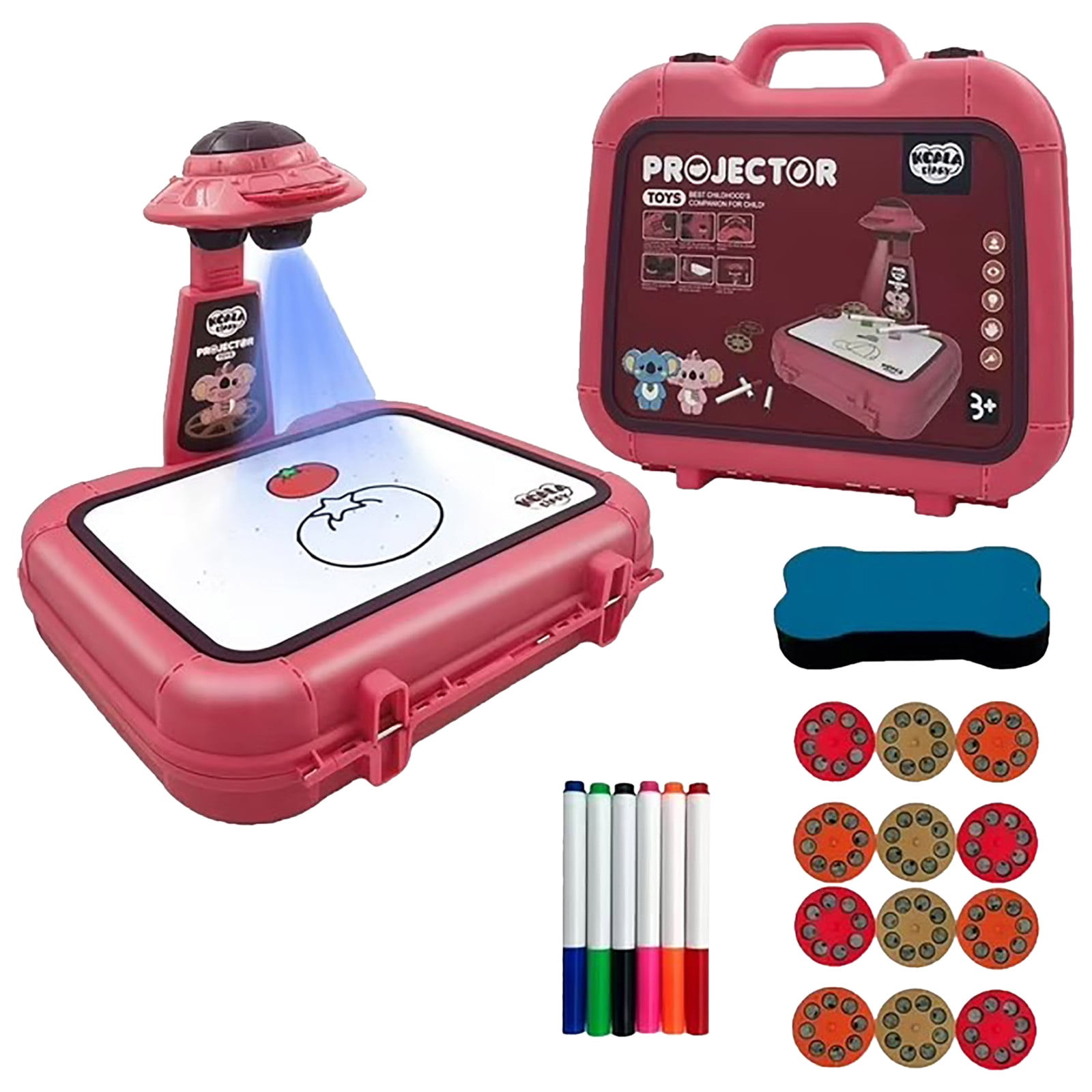 Kids Drawing Projector Table with 96 Patterns, Early Education Toy for ...