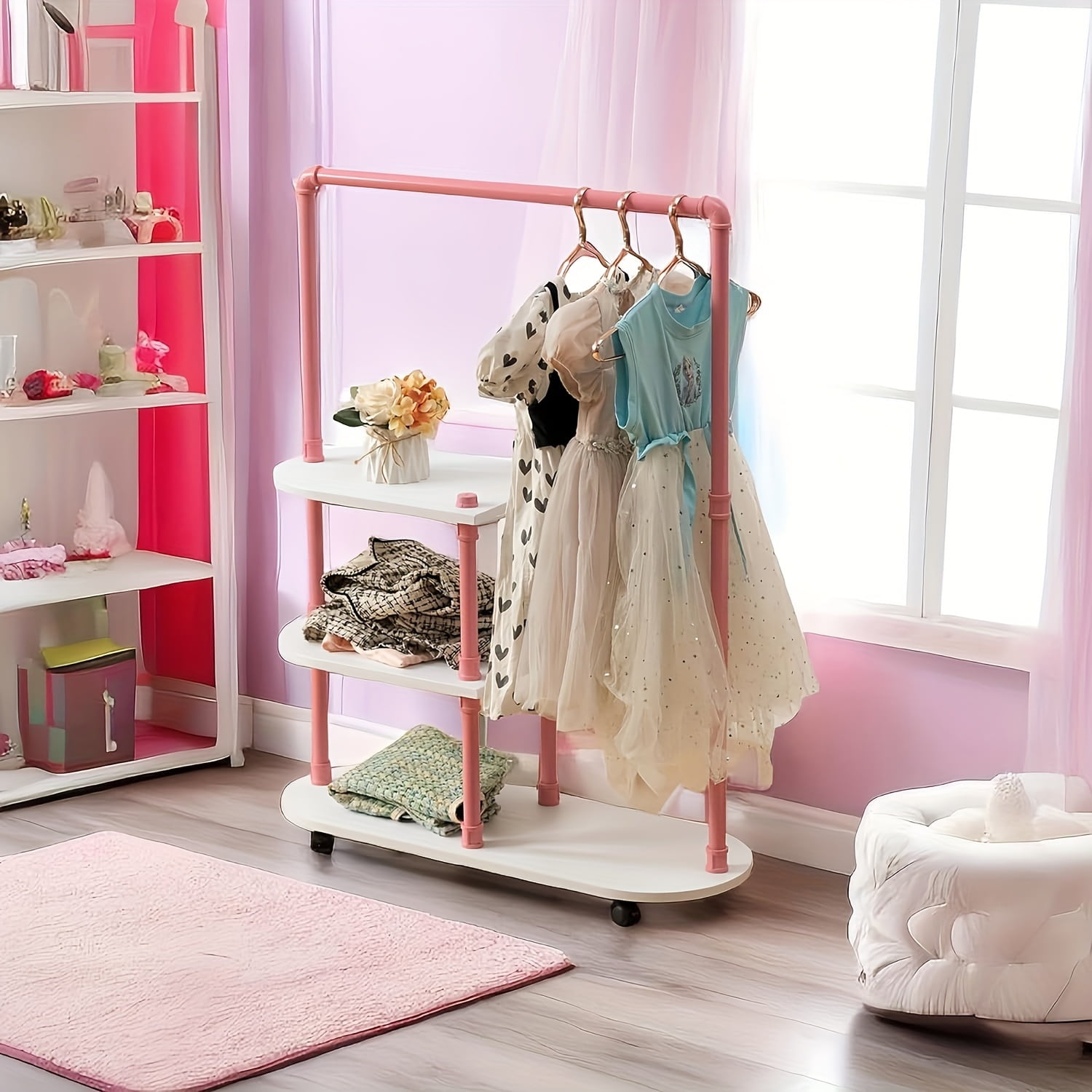 Kids Dress up Rack, Child Garment Racks, Kids Clothing Racks with ...