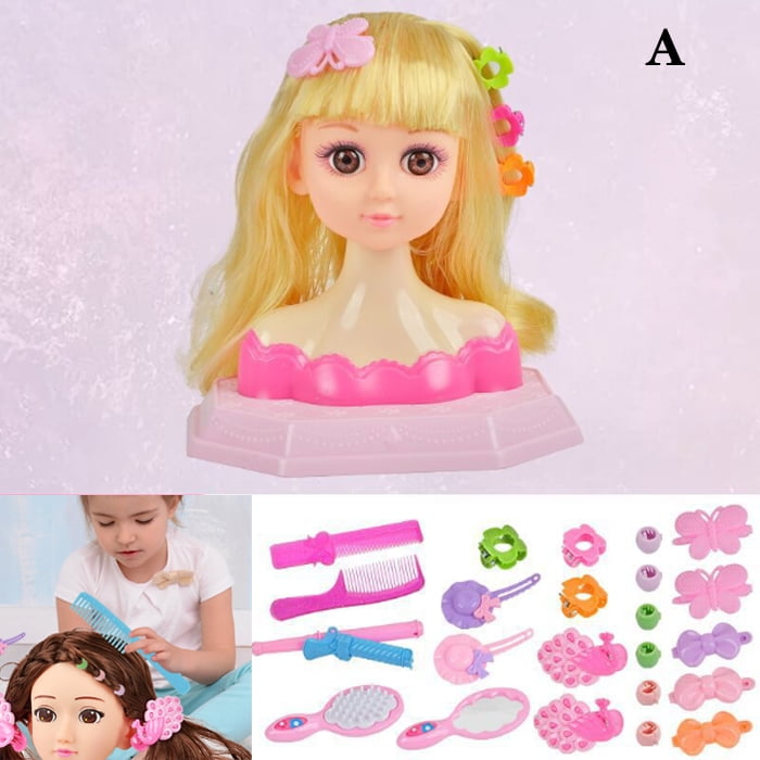 Kids Dress Up Dolls Grooming Hair Braiding Toys Fashion Doll, 8-Inch ...