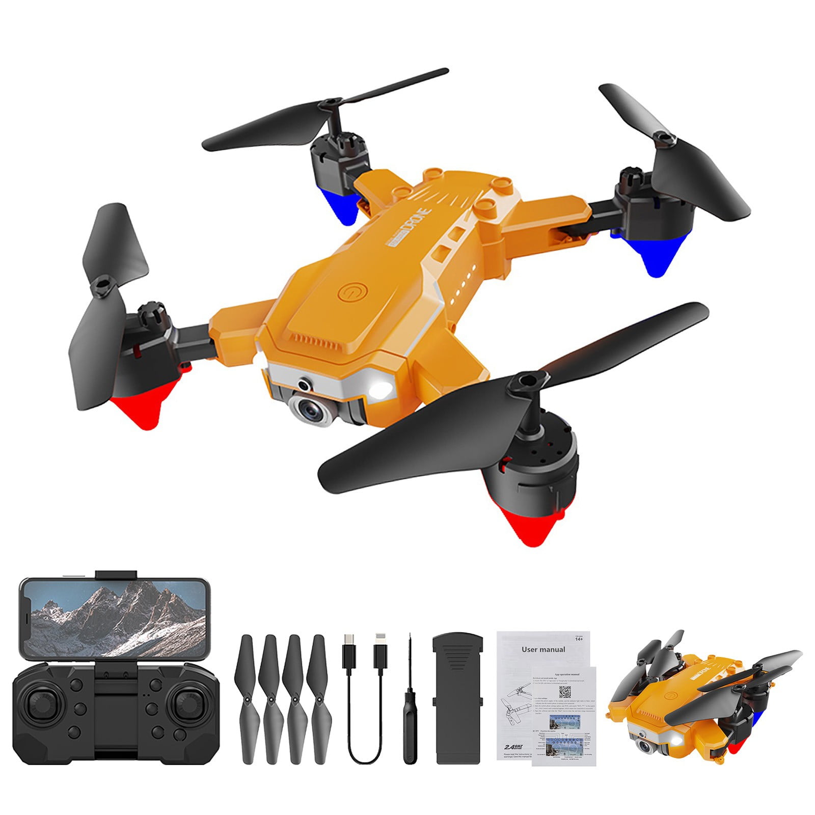 Kids Drone Foldable Drone with 1080P Camera Fpv Drone for Beginners ...