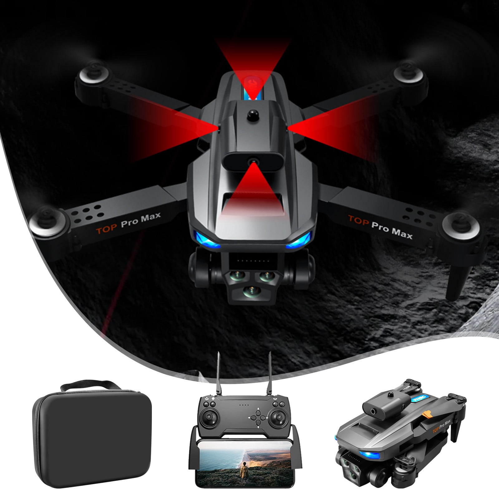 Kids Drones for Age 8-12 Boys, Remote Control Helicopter, Foldable ...