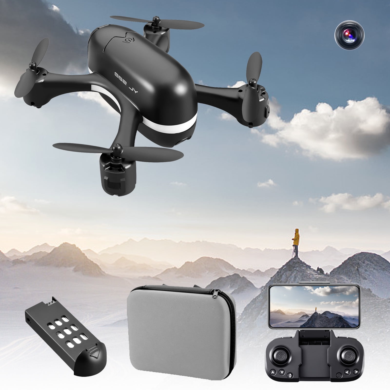 Kids Drones for Age 8-12 with Camera , Mini Drone with 1080P Camera for ...