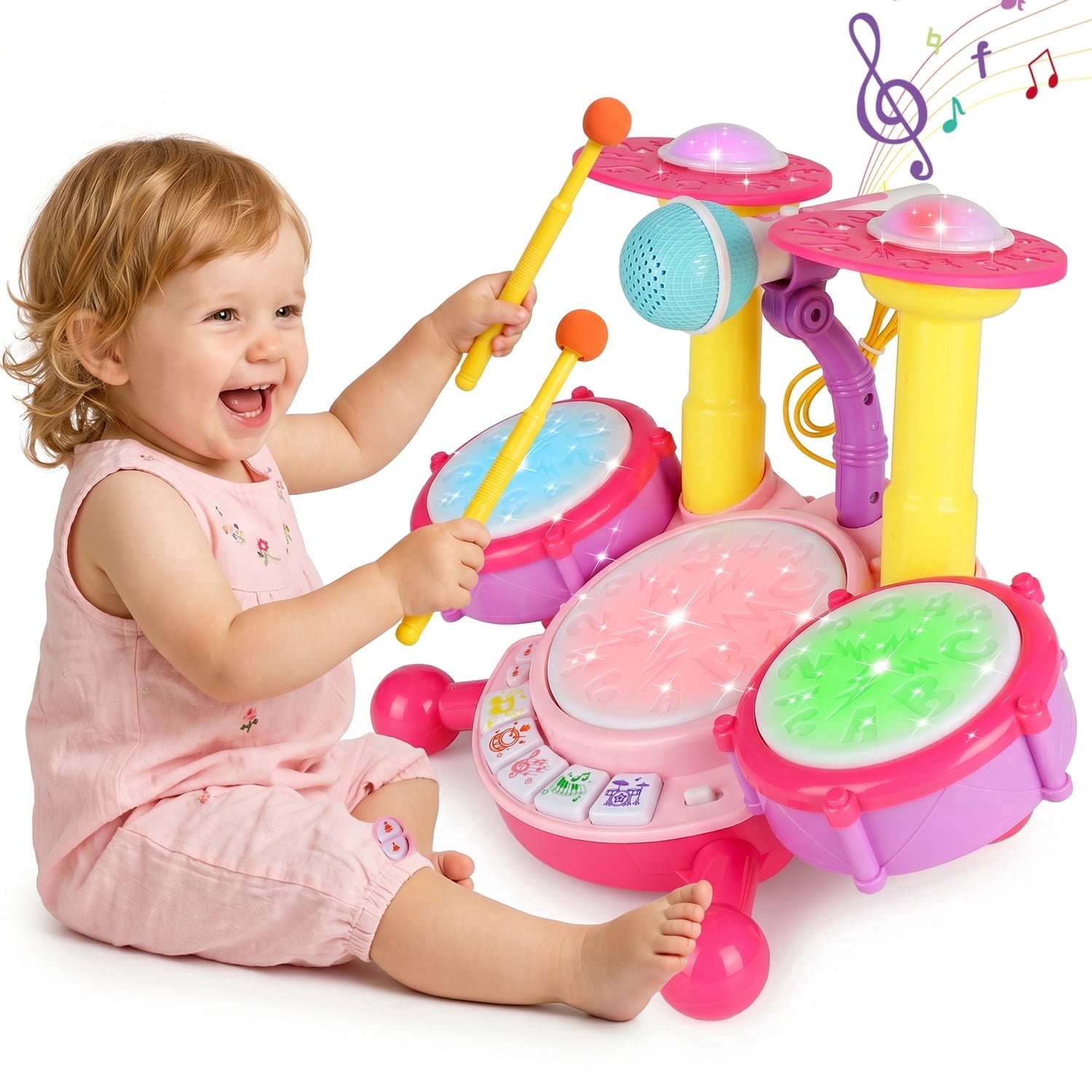 Kids Drum Set Toddler Toys for Boys Girls Kids Music Toys for Toddlers ...