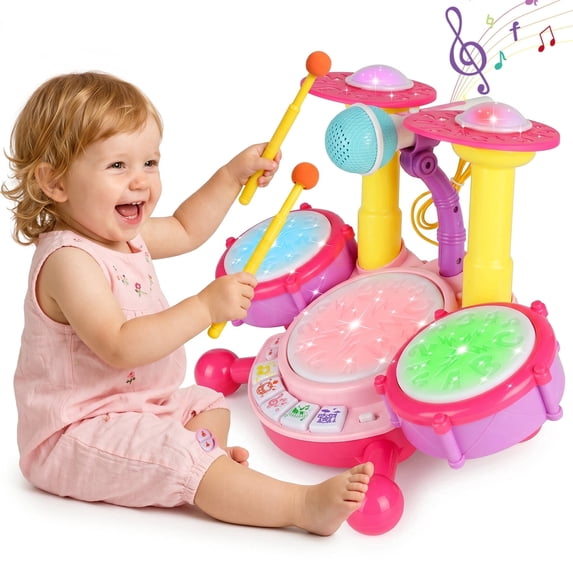 Kids Drum Set Toddler Toys for Boys Girls Kids Music Toys for Toddlers ...