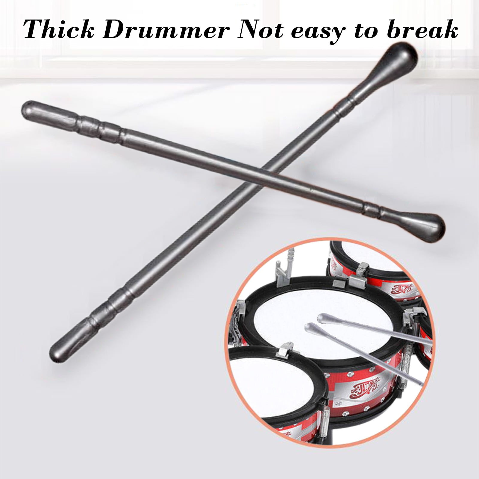 Kids Drum Set Toy for Beginners - Musical Learning with Jazz Drum Kit ...