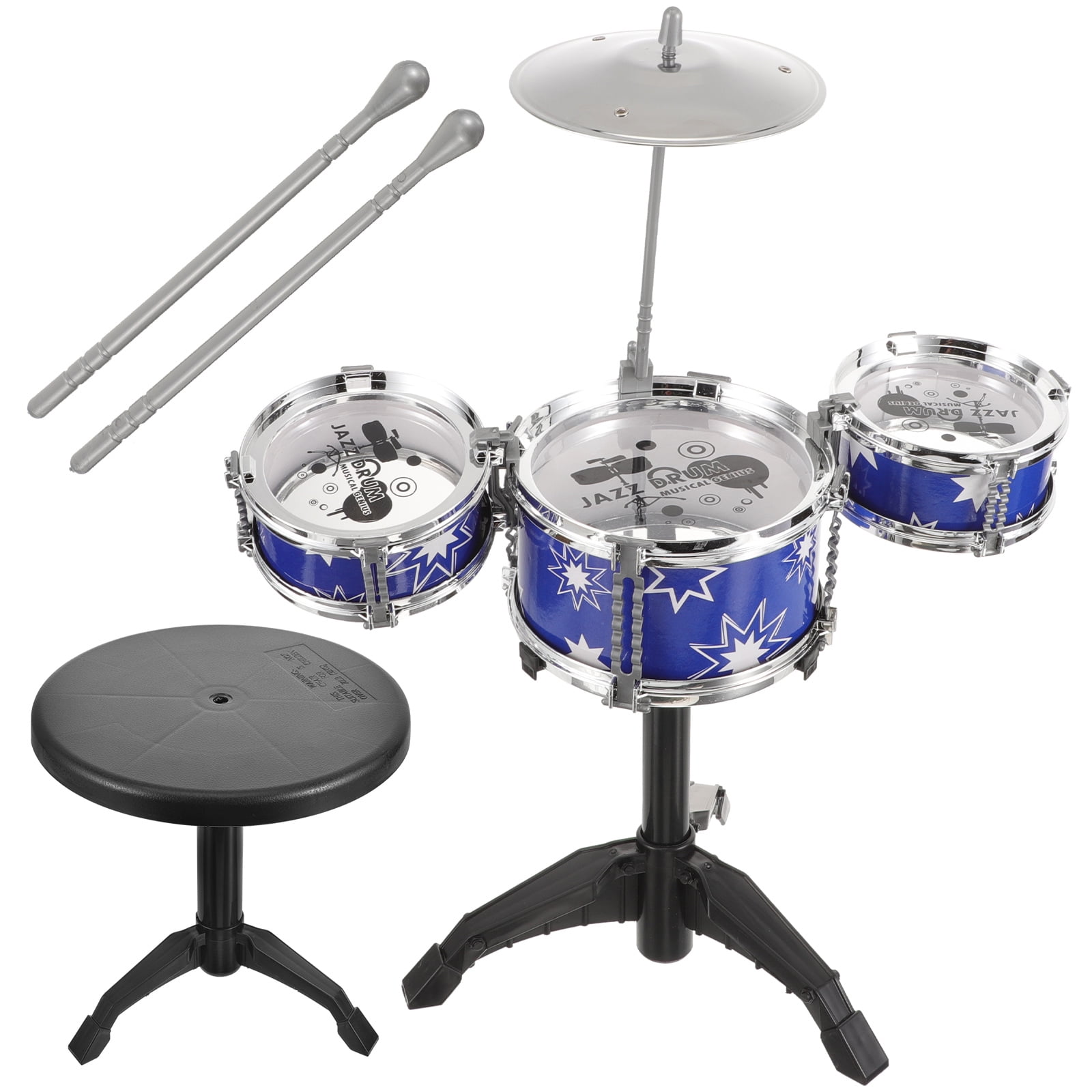 Kids Drum Set for Toddlers 1-3, Star Light up Drum Set for Kids 3-5 ...
