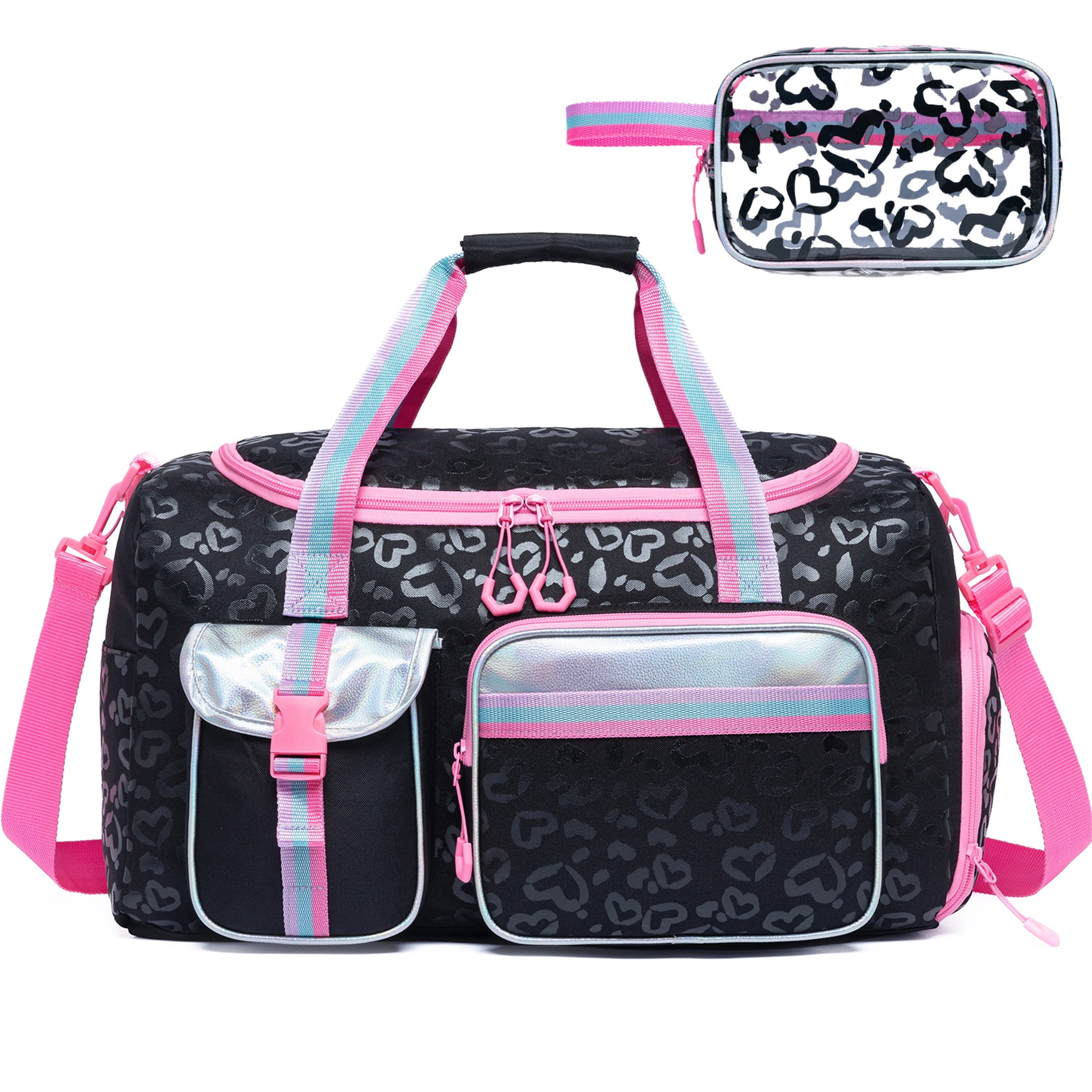 Kids Duffle Bag Girls Gifts Overnight Bags for Girls Women with Makeup ...