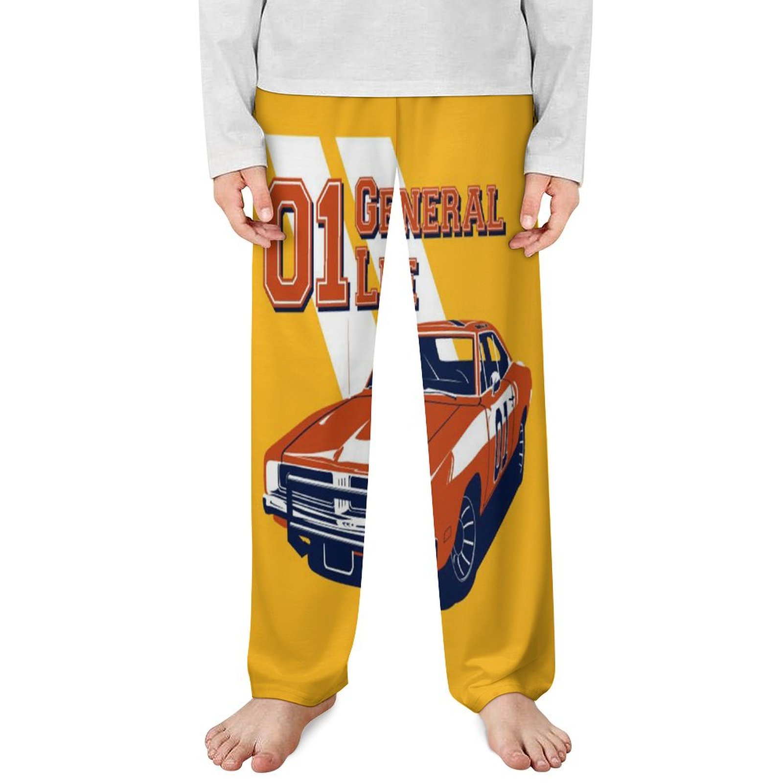 Kids Dukes Haz-zard Pajama Pants Cartoon Long Pj Pants Cute Elastic ...