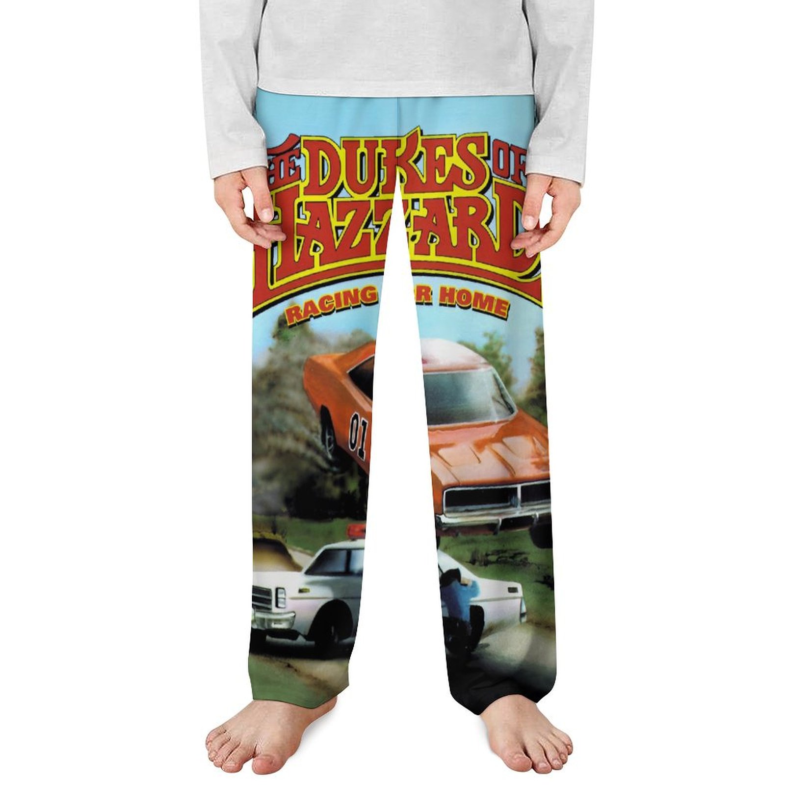 Kids Dukes Haz-zard Pajama Pants Cartoon Long Pj Pants Cute Elastic ...
