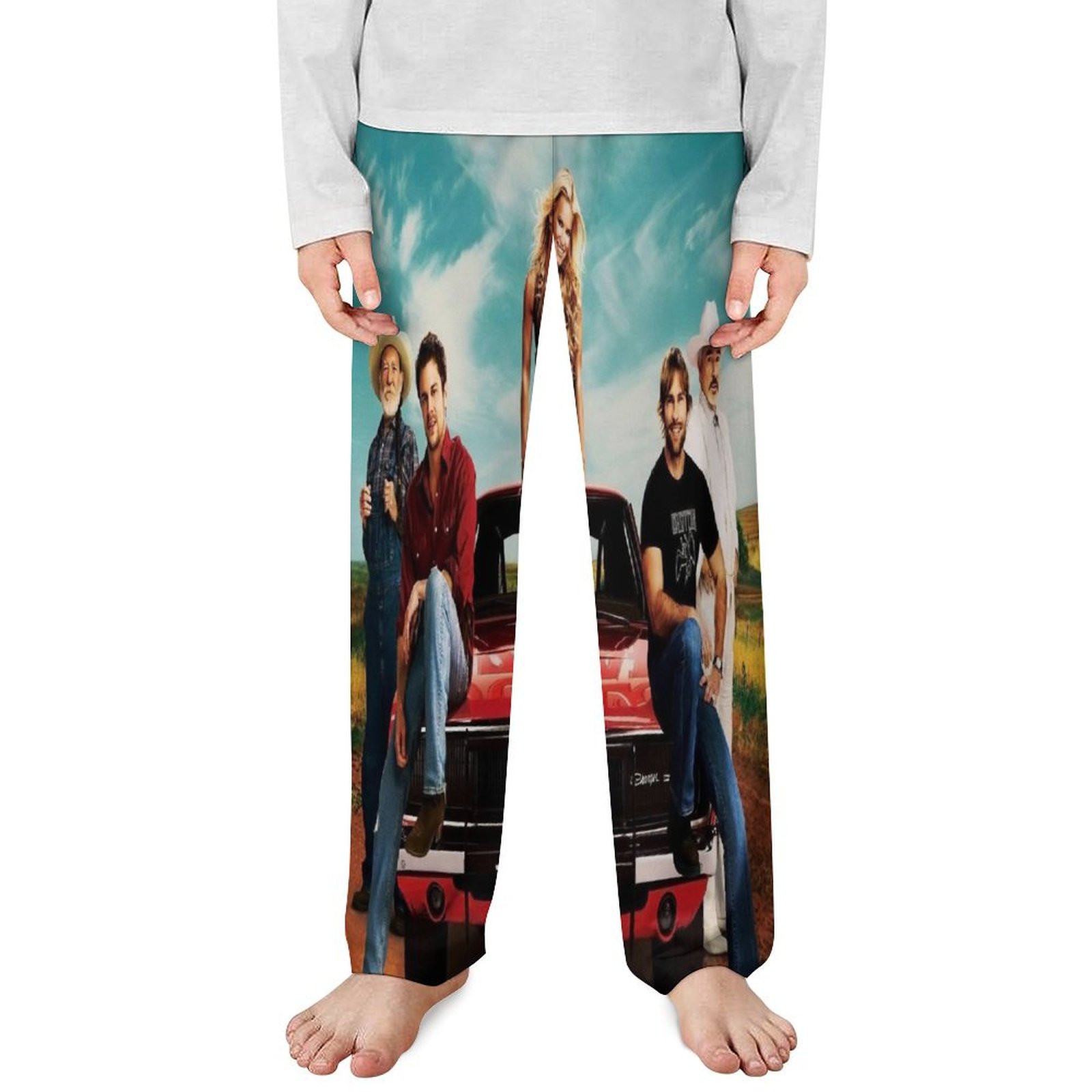 Kids Dukes Haz-zard Pajama Pants Cartoon Long Pj Pants Cute Elastic ...