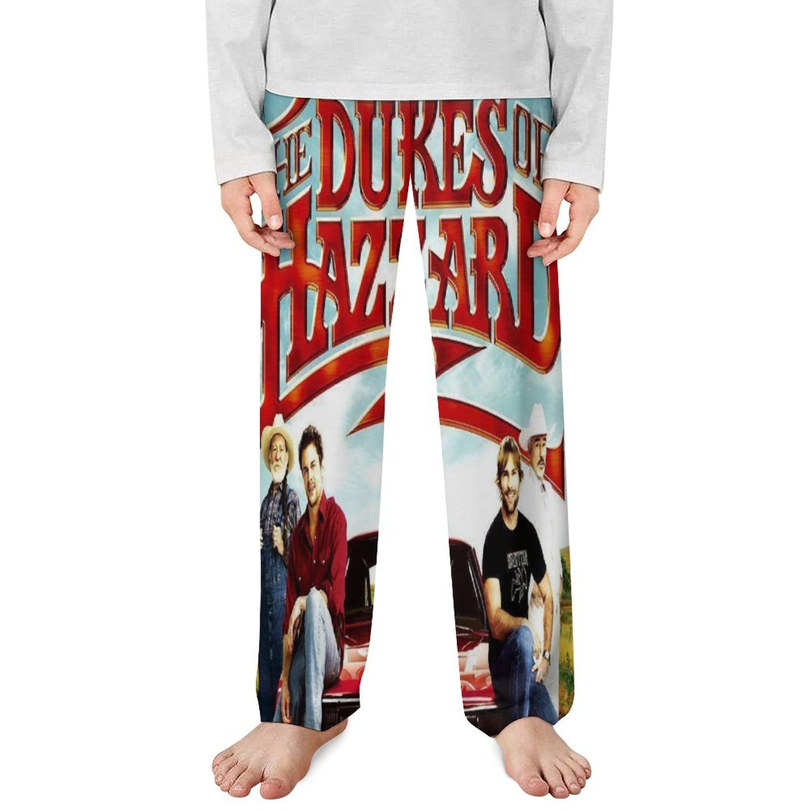 Kids Dukes Haz-zard Pajama Pants Cartoon Long Pj Pants Cute Elastic ...