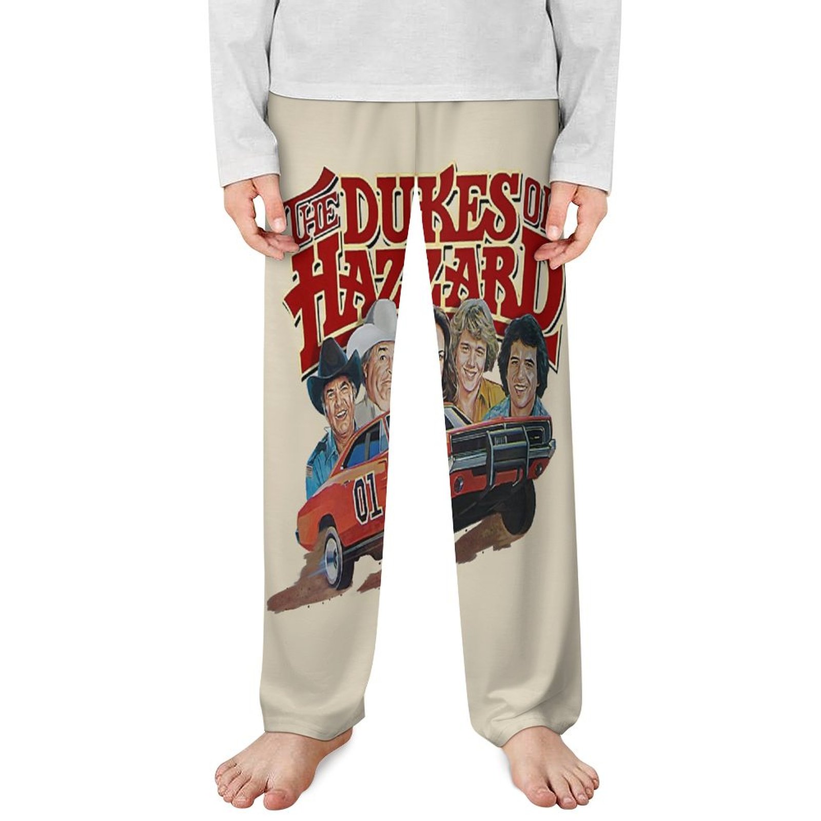 Kids Dukes Haz-zard Pajama Pants Cartoon Long Pj Pants Cute Elastic ...