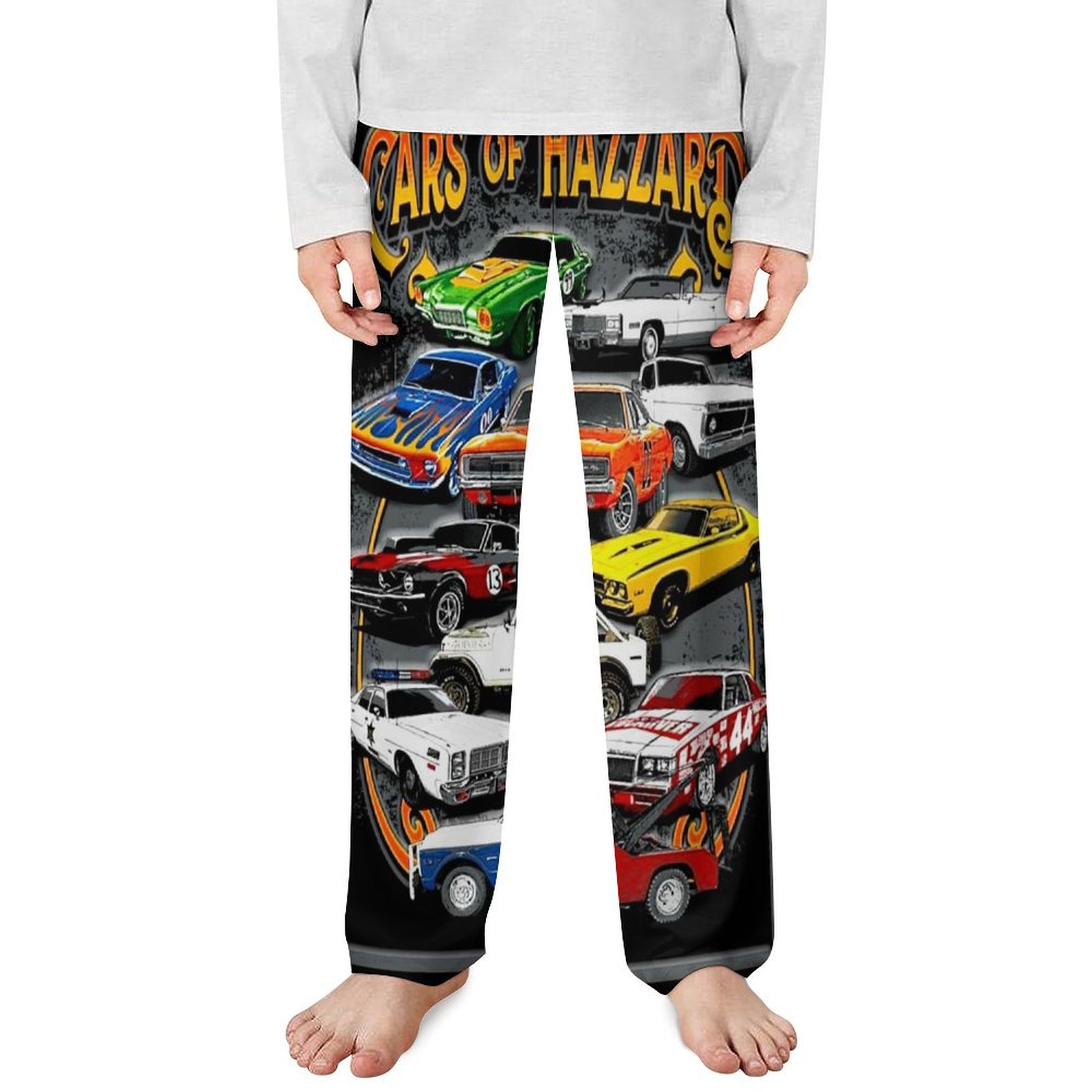Kids Dukes Haz-zard Pajama Pants Cartoon Long Pj Pants Cute Elastic ...
