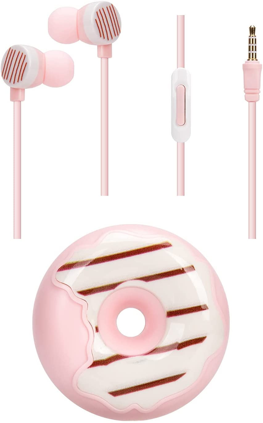 Kids Earbuds with Case Cute Earbuds with Mic Microphone for School ...