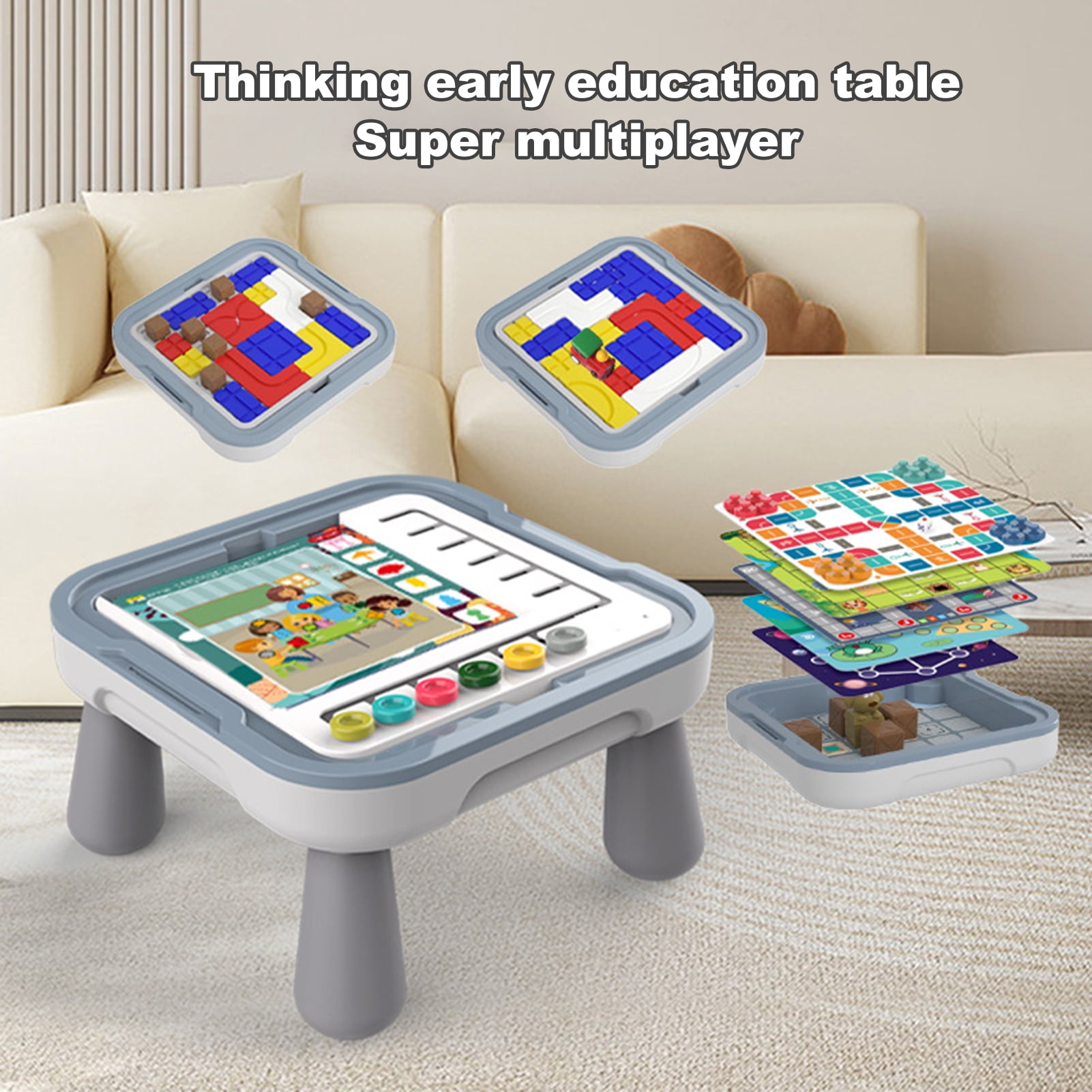 Kids Early Education Game Table Logical Thinking Development Preschool ...