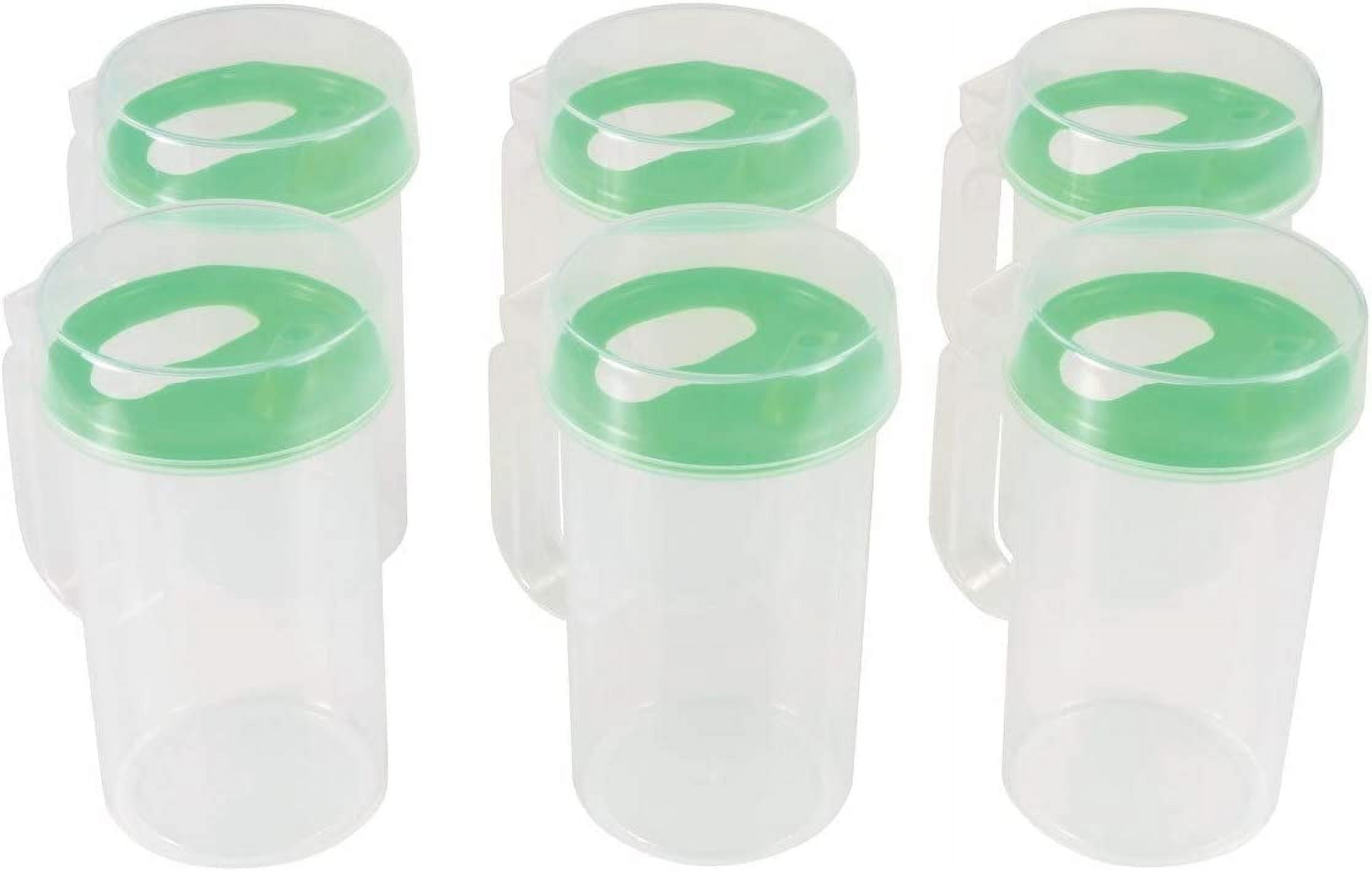 Kids Easy Pour Pitchers, Set of 6 Clear Montessori Dishwasher Safe 16 ...