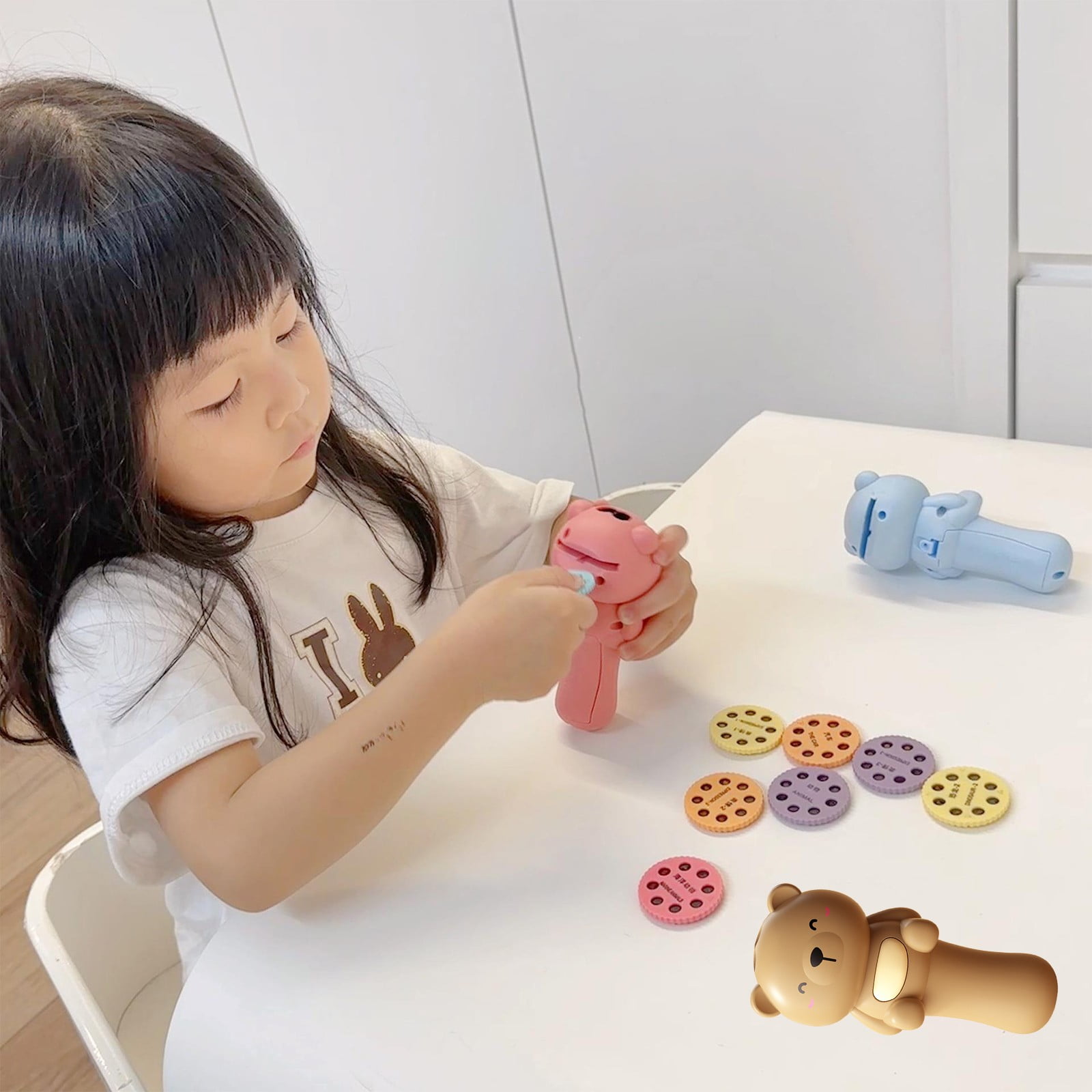Kids Educational Flashlight Storyteller Projector Toy - 40 HD Patterns ...