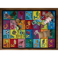 JML Area Rugs 5'x7', Kids Playmat Rugs, Educational Learning Area Rugs ...