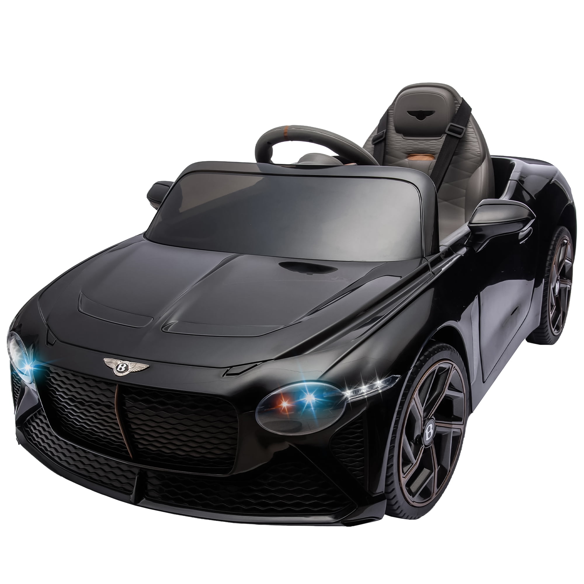 Kids Electric Car for Boys Girls Gift, Licensed Bentley Mulsanne 12V Ride On Cars with Remote ...
