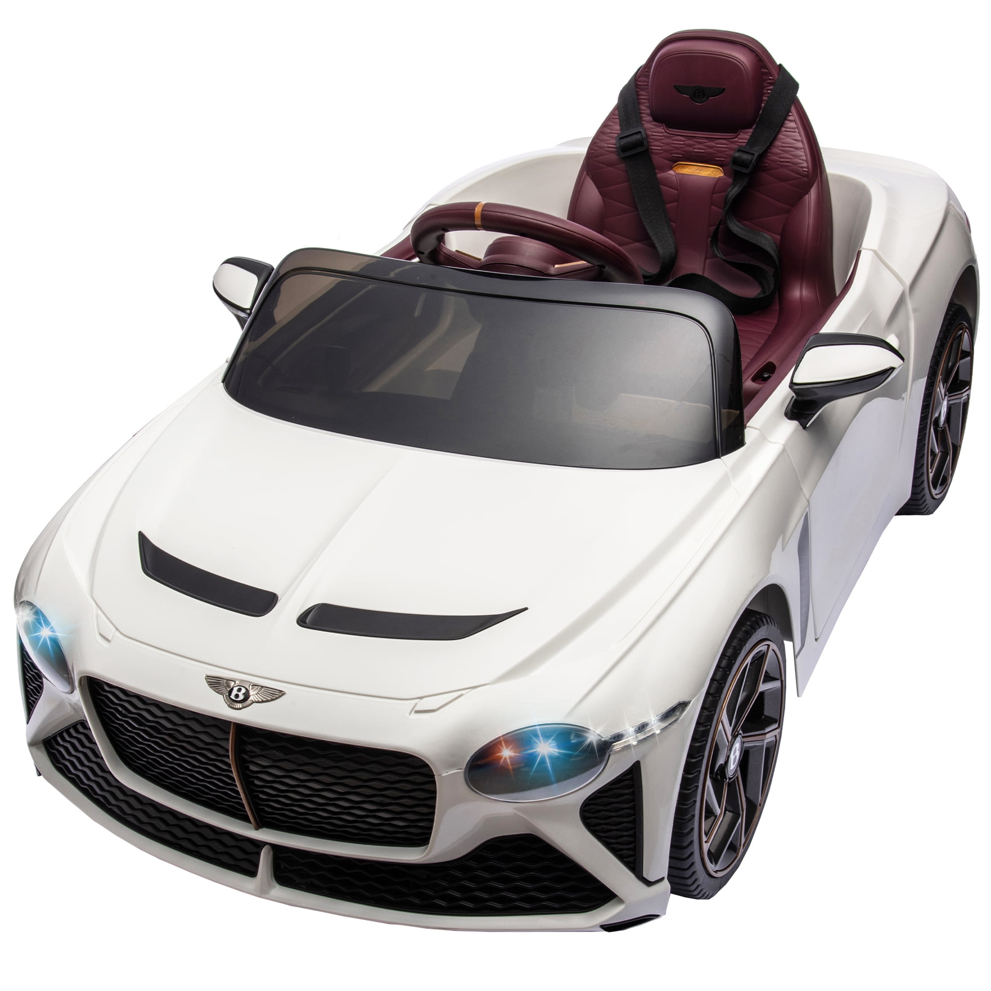 Kids Electric Car for Boys Girls Gift, Licensed Bentley Mulsanne 12V ...