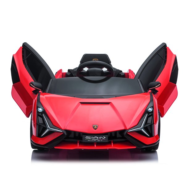 Kids Electric Car with Remote Control, Lamborghini 12V Ride On Cars for ...