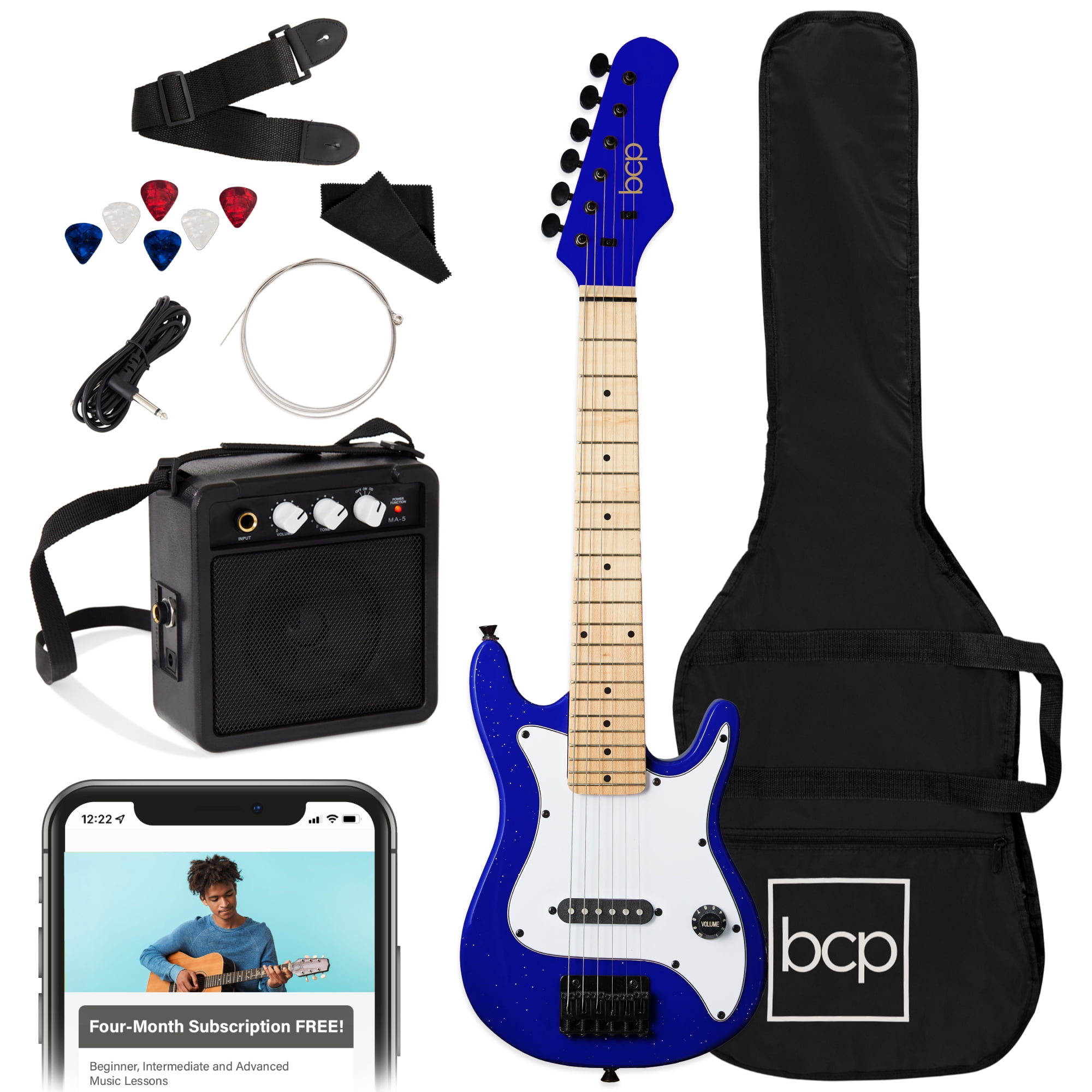 Best Choice Products Walmart Exclusive 30in Kids Electric Guitar ...