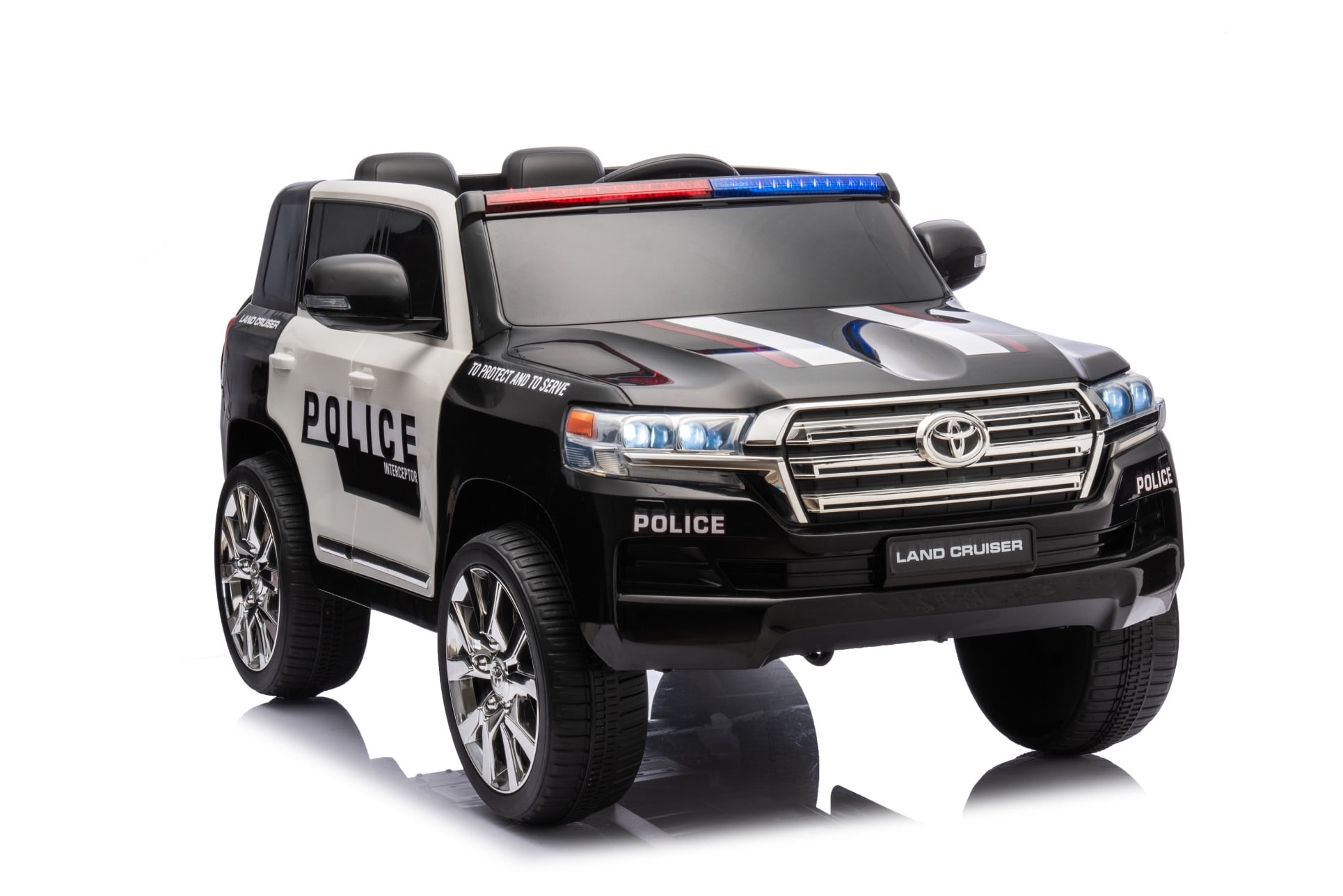Kids Electric Ride-On Car with Parent Remote Control & LED Lights, 2 ...