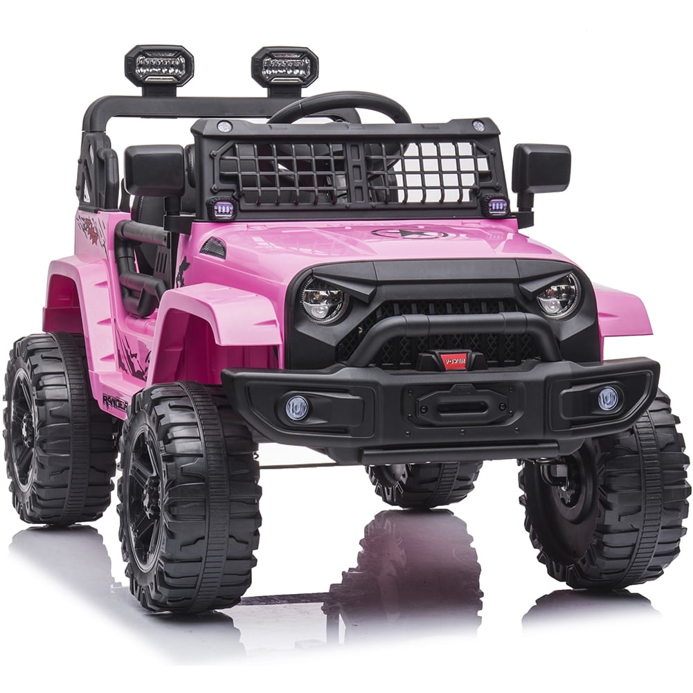 Kids Electric Ride On Toy for Boys Girls, 12V Ride On Vehicle with ...