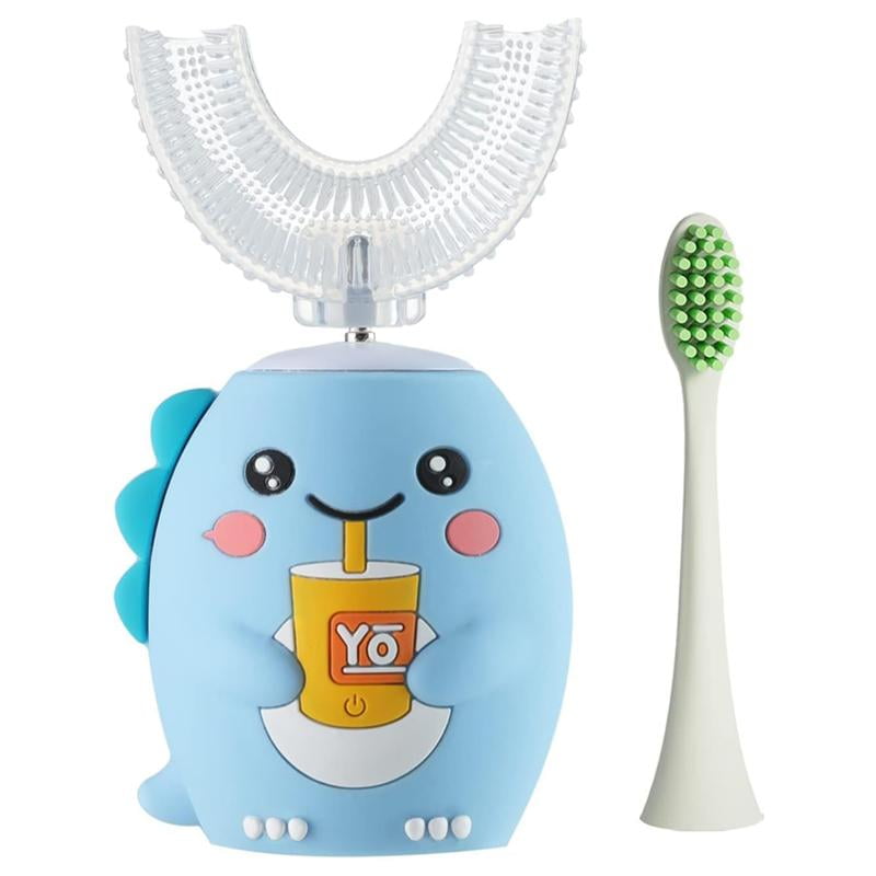 Kids Electric U Shaped Toothbrush Children Rechargeable Sonic ...