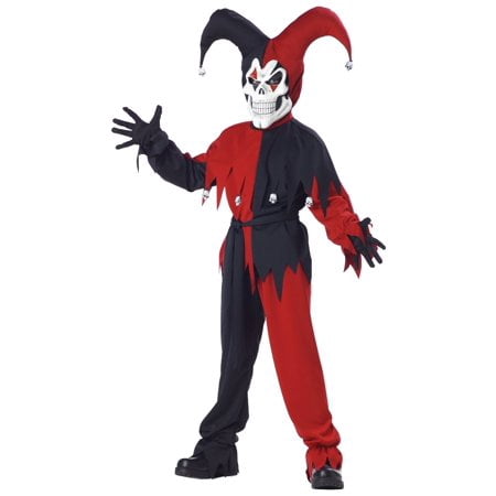 Kids Evil Jester Costume - Walmart.com