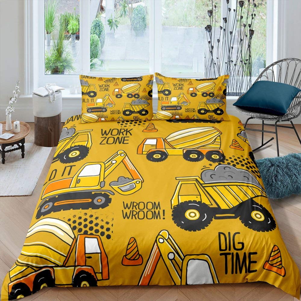 Kids Excavator Tractor Truck for Children Boys Bedroom Decor ...