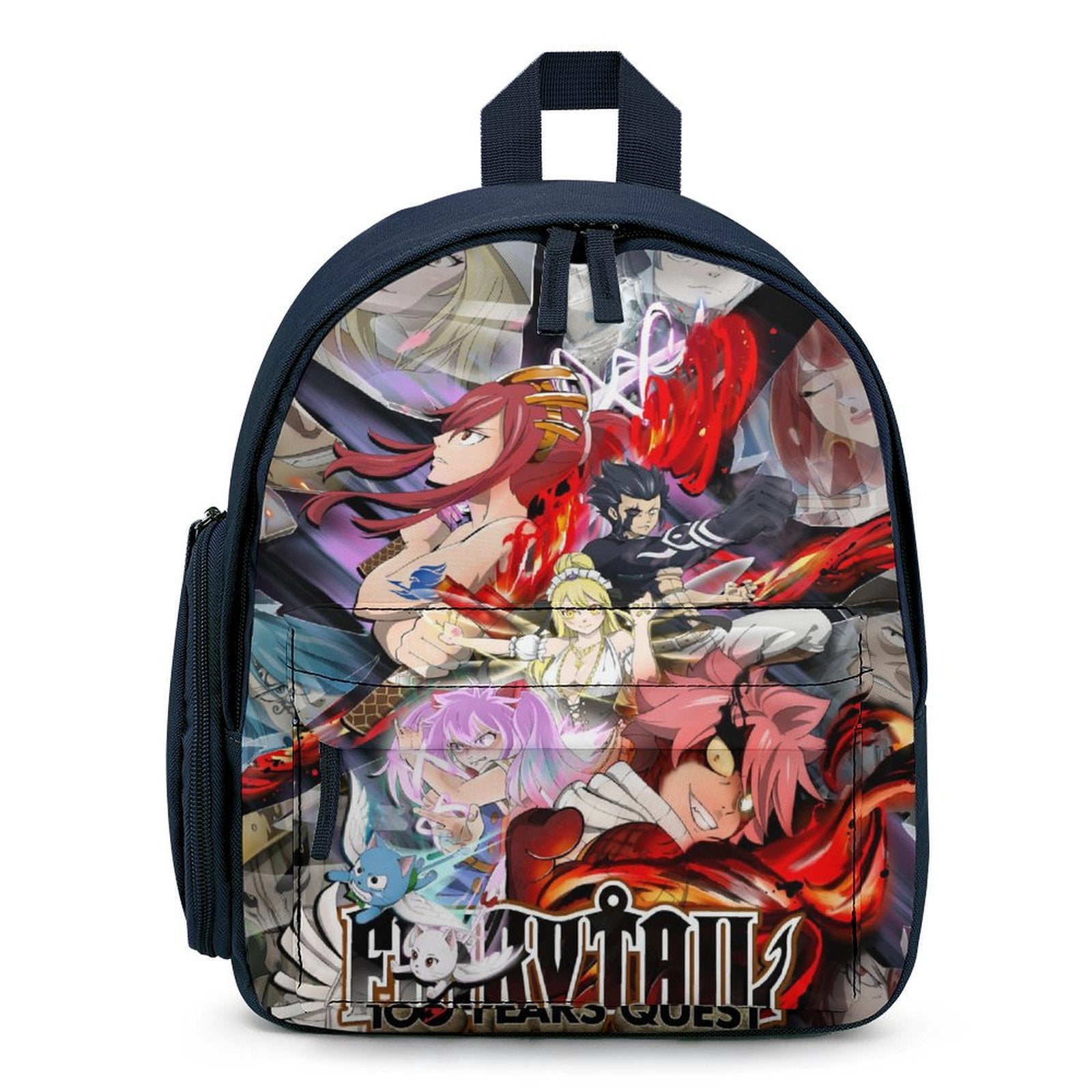 Fairy Tail Backpack for Toddler Backpack with Front Pocket Bookbag ...