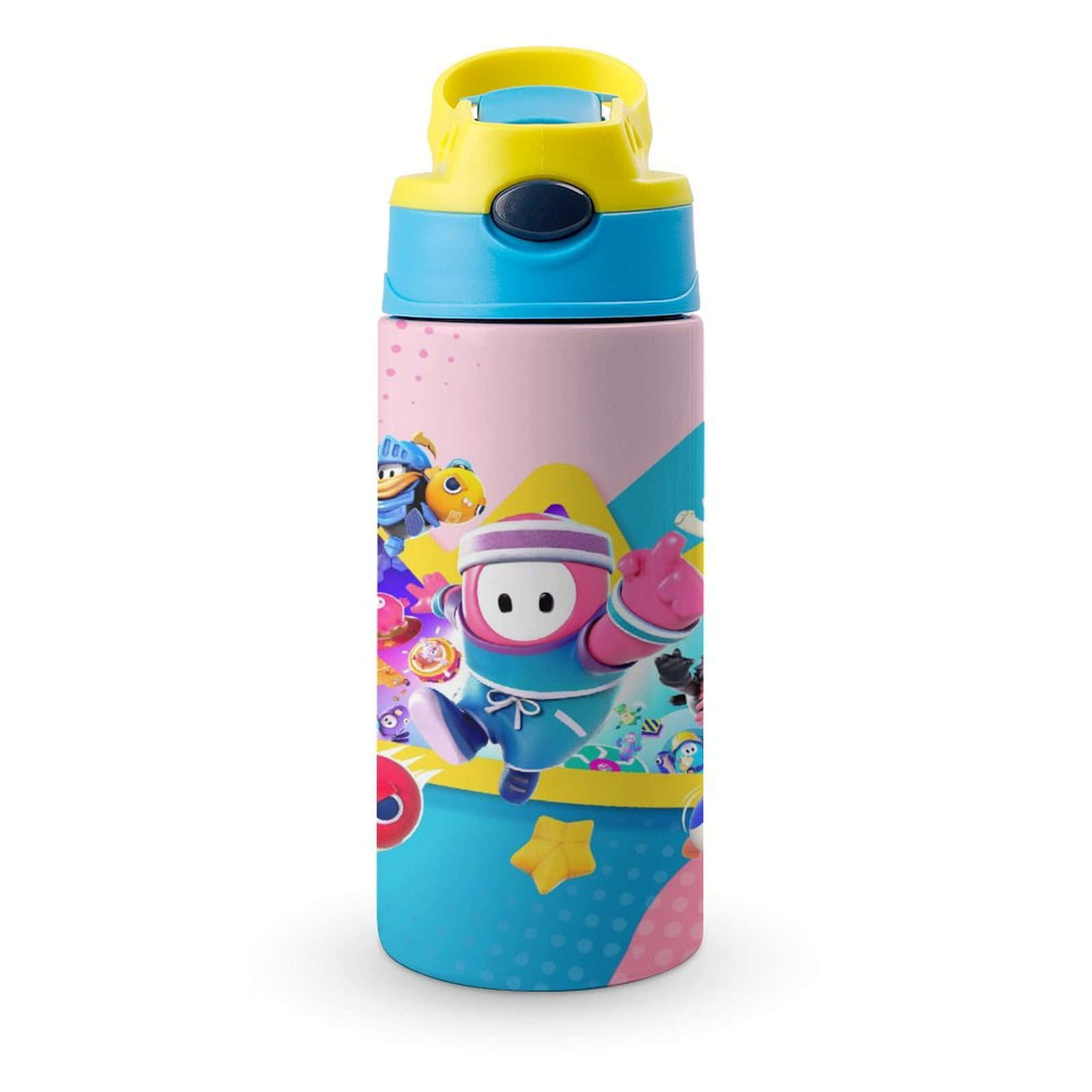 Kids Fall Guy Water Bottle Insulated Stainless Steel Water Bottles with ...