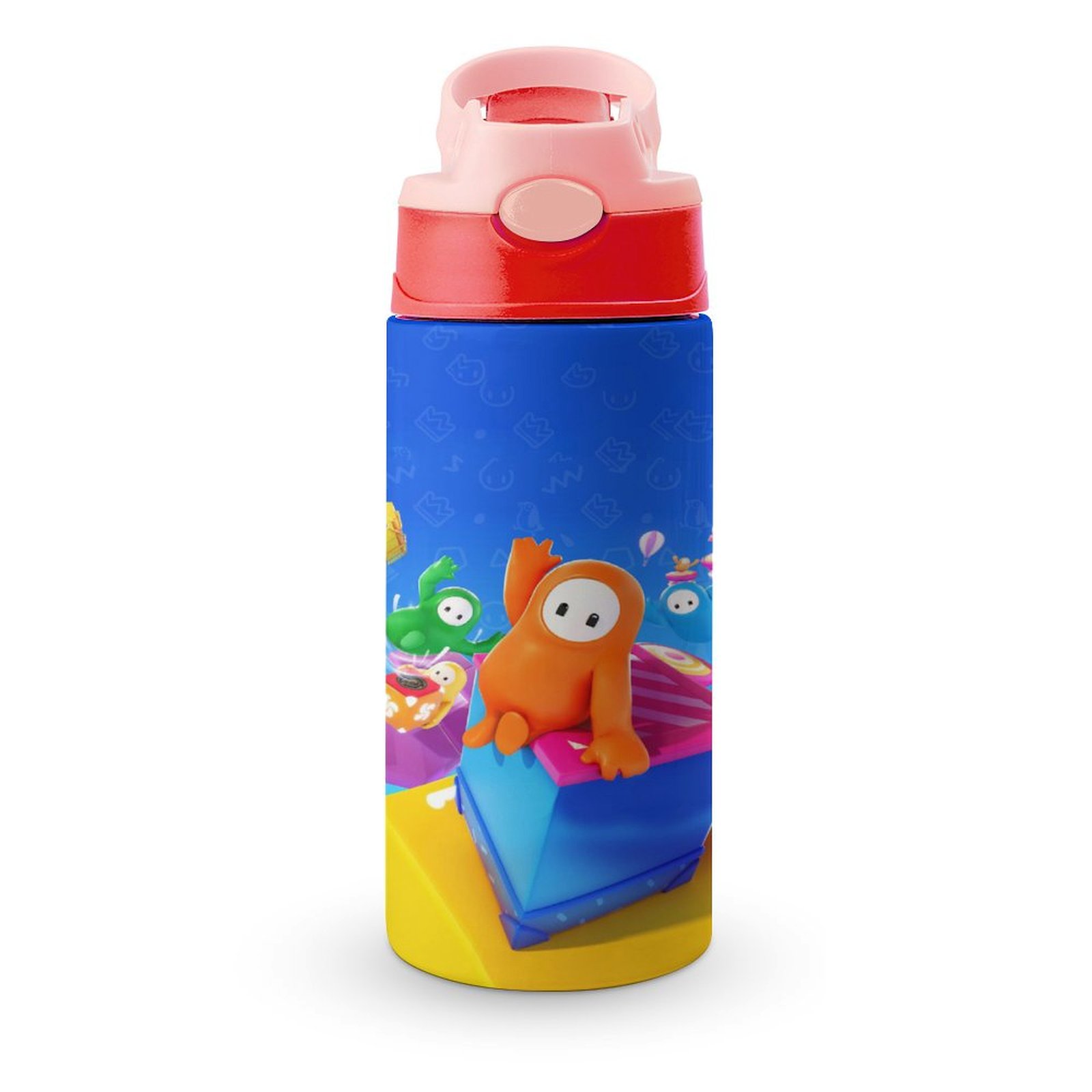 Kids Fall Guy Water Bottle Insulated Stainless Steel Water Bottles with ...