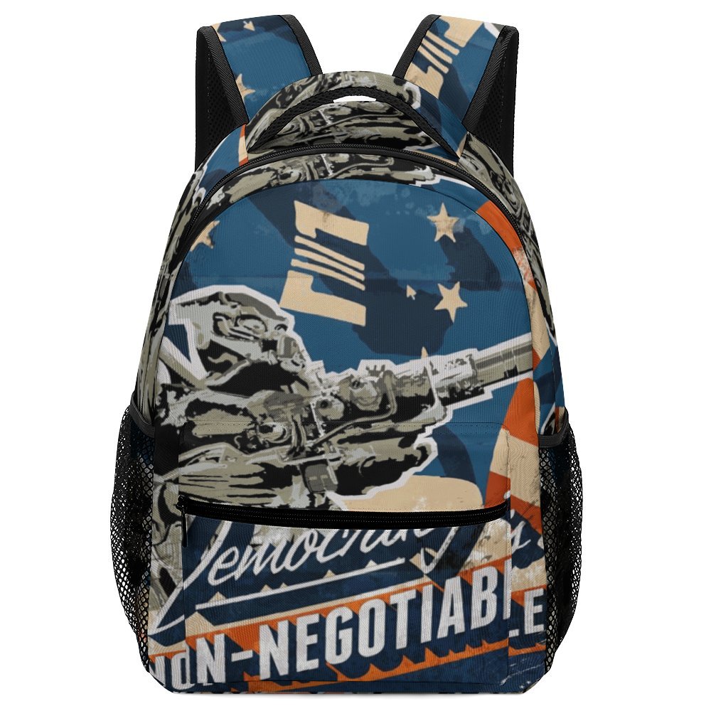 Kids Fallout Backpack with Safety Whistle, Comfortable Cute Kids School ...