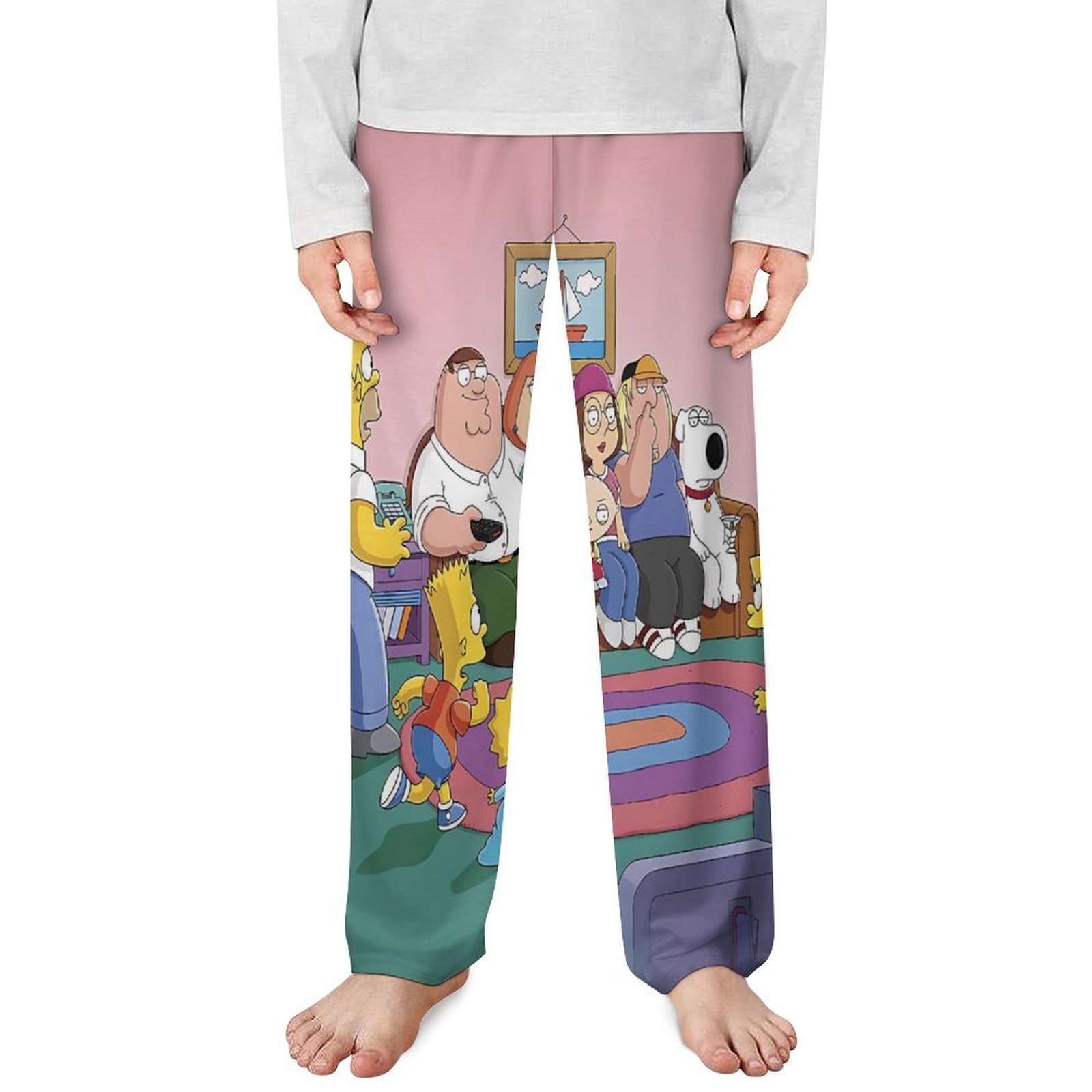 Kids Fam-ily Guy Pajama Pants Cartoon Long Pj Pants Cute Elastic Waist ...