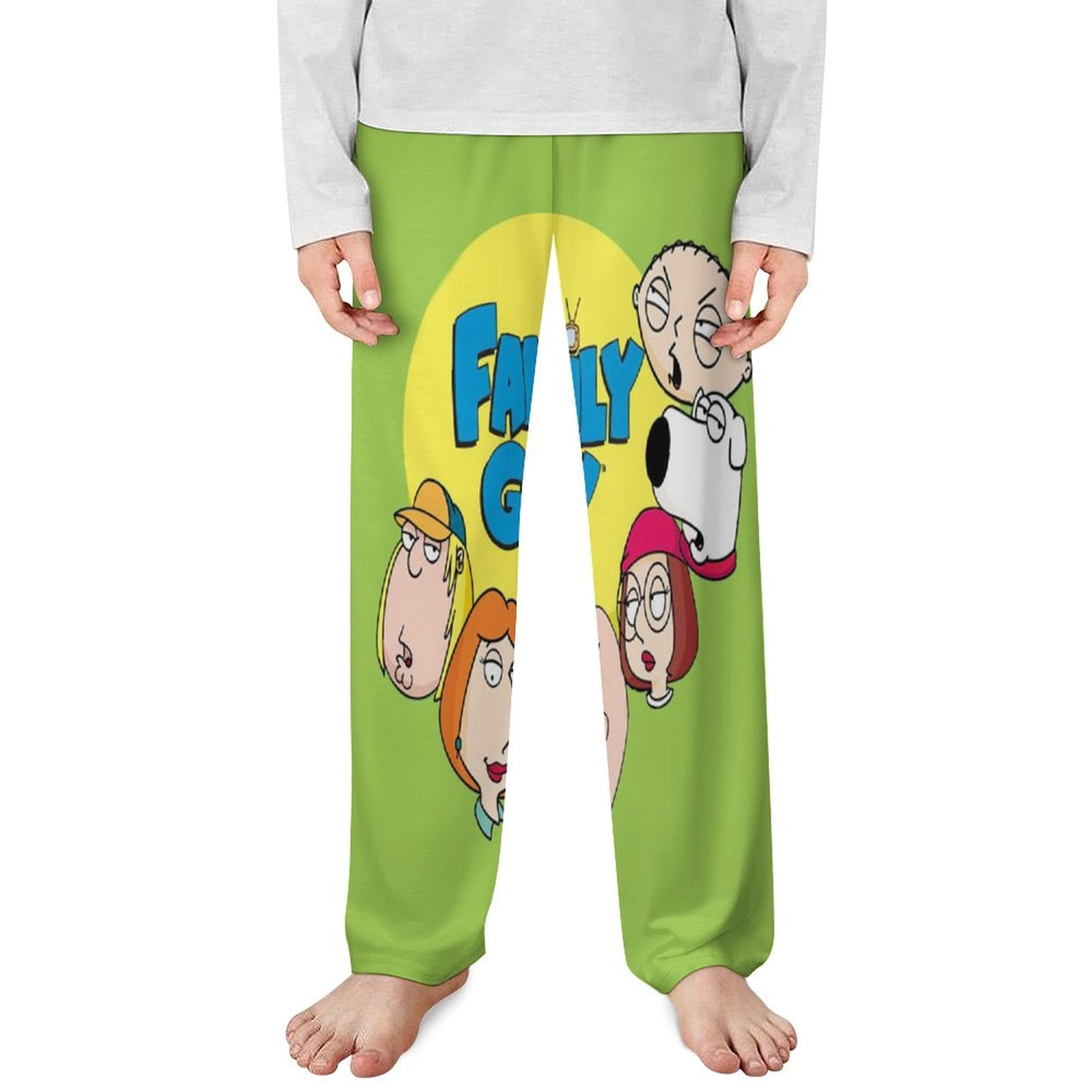 Kids Fam-ily Guy Pajama Pants Cartoon Long Pj Pants Cute Elastic Waist ...
