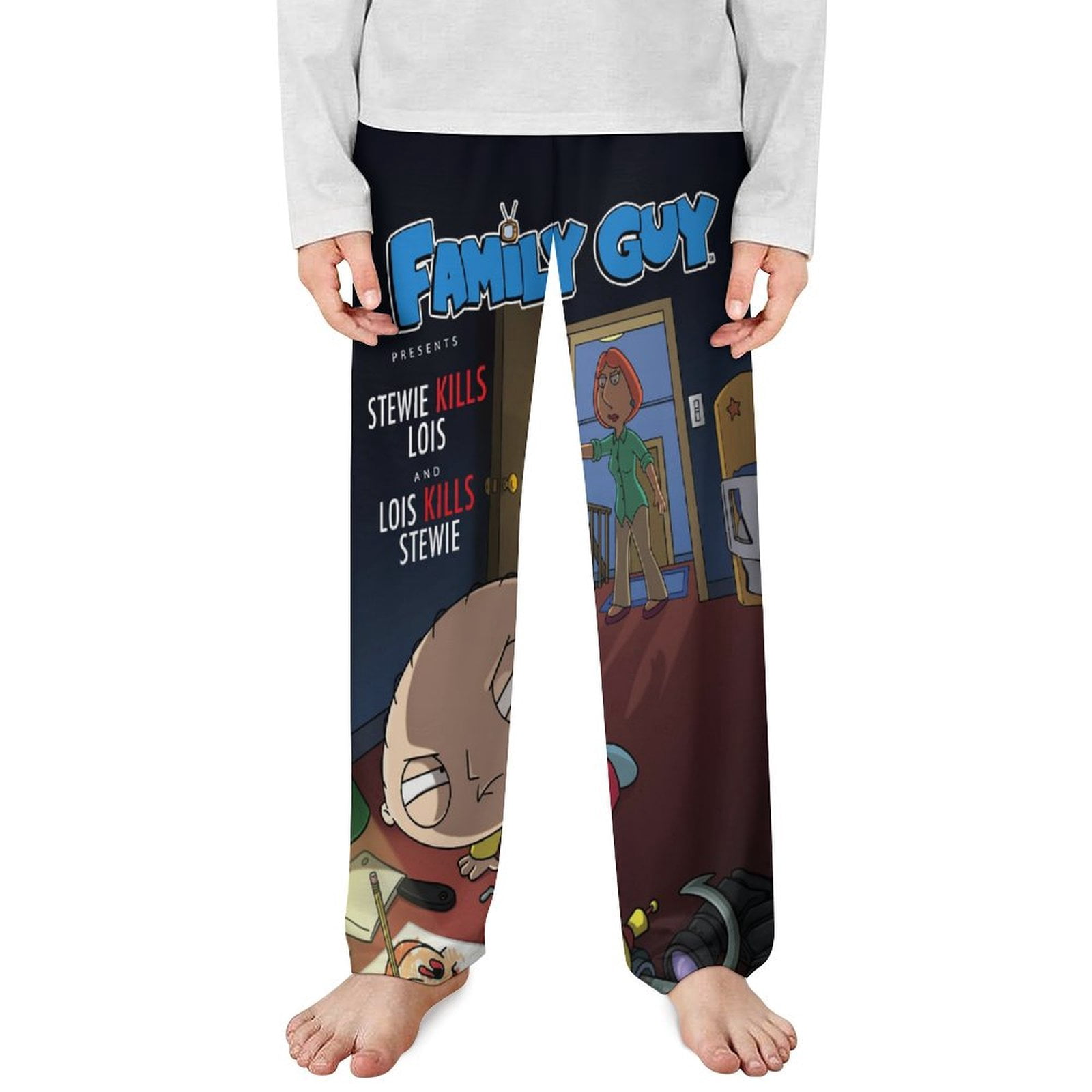 Kids Fam-ily Guy Pajama Pants Cartoon Long Pj Pants Cute Elastic Waist ...