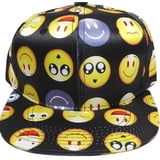 Kids Fashion All Over Emojicon Snapback Baseball Cap-Black - Walmart.com