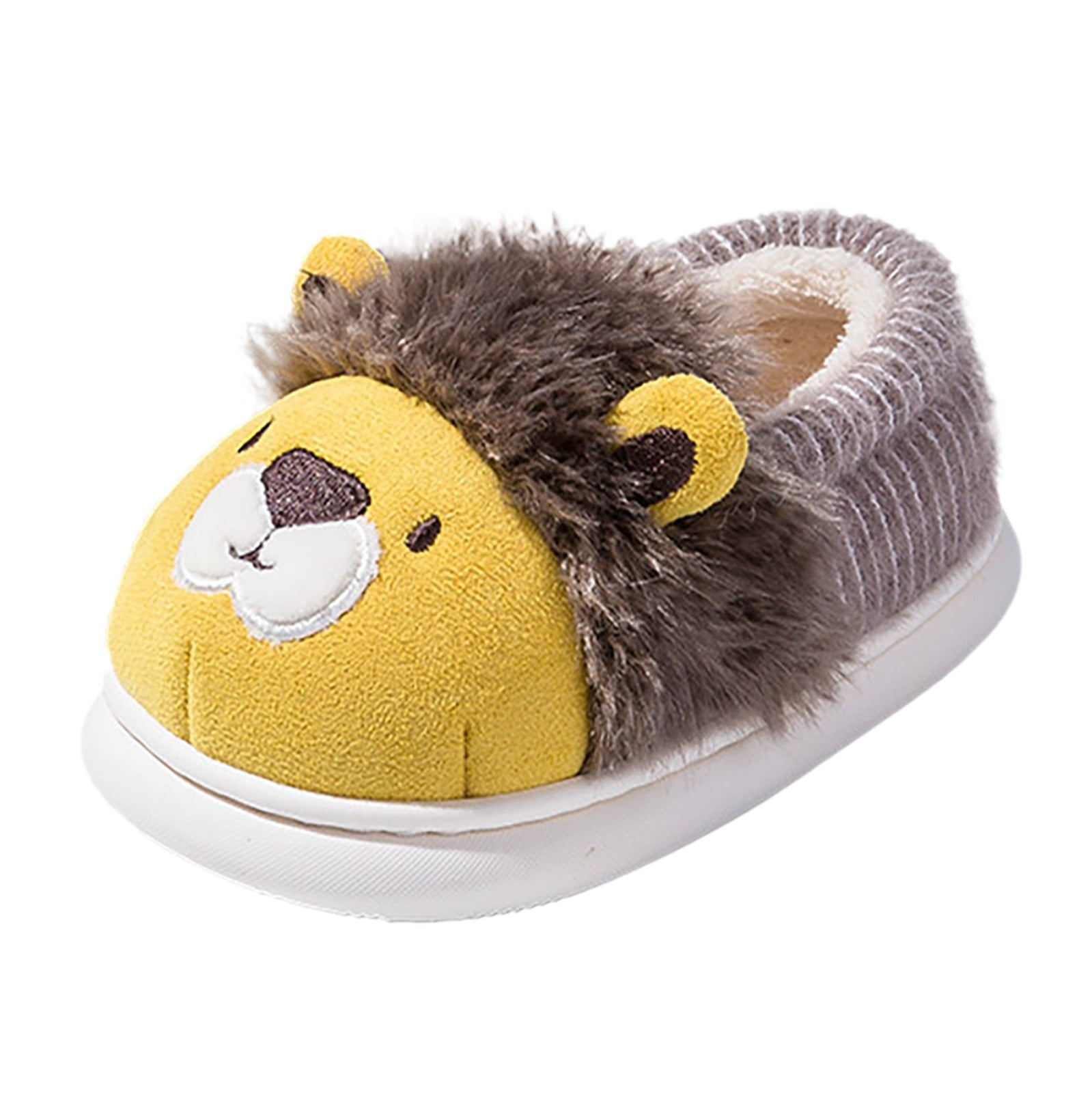 Kids Fashion Shoes Girls Boys Home Slippers Warm Cartoon House Slippers ...
