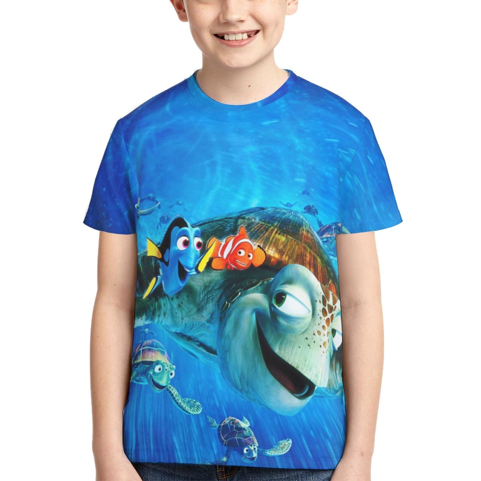 Kids Finding Nemo T-Shirt 3d Printed Shirt Short Sleeve Top Tees For ...