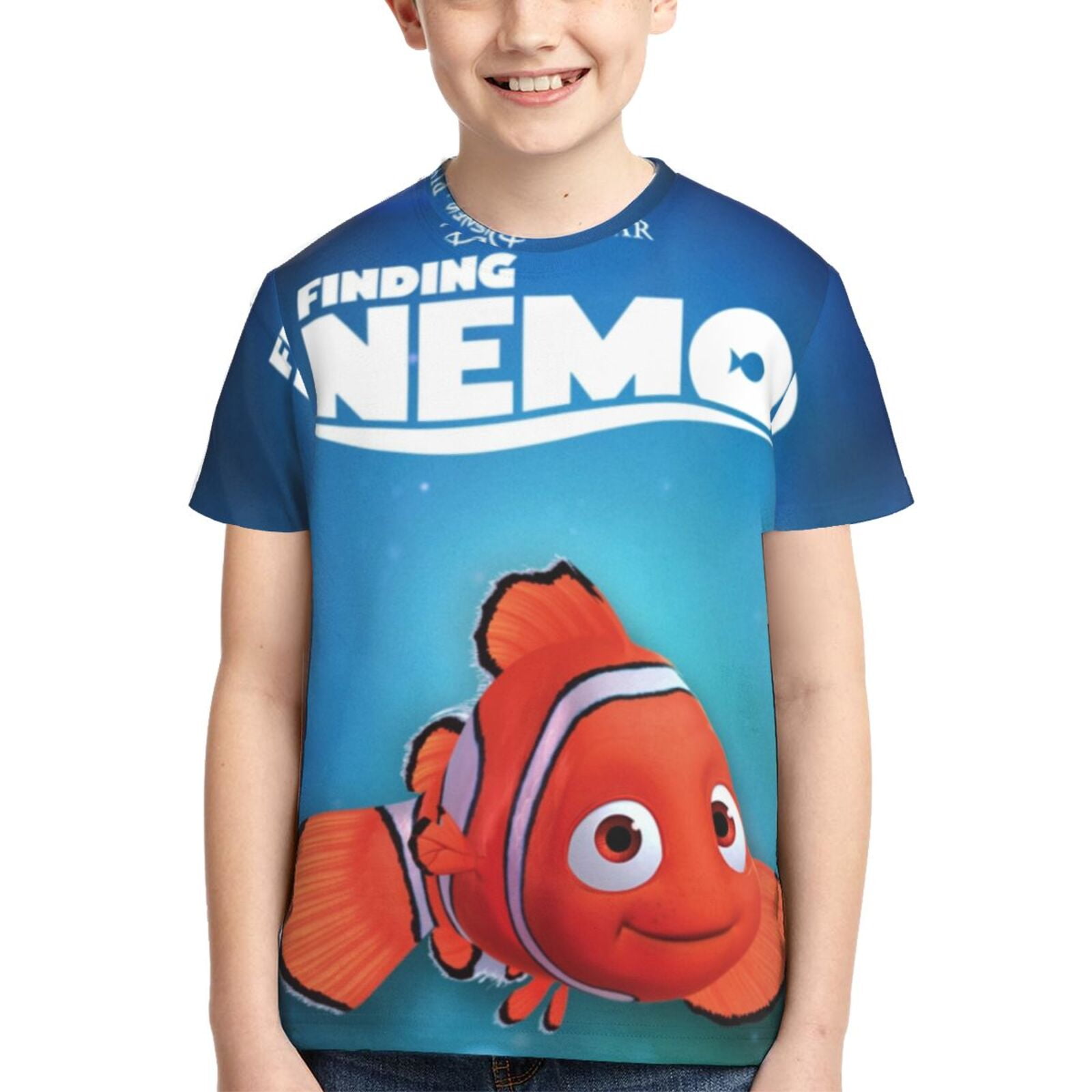 Kids Finding Nemo T-Shirt 3d Printed Shirt Short Sleeve Top Tees For ...