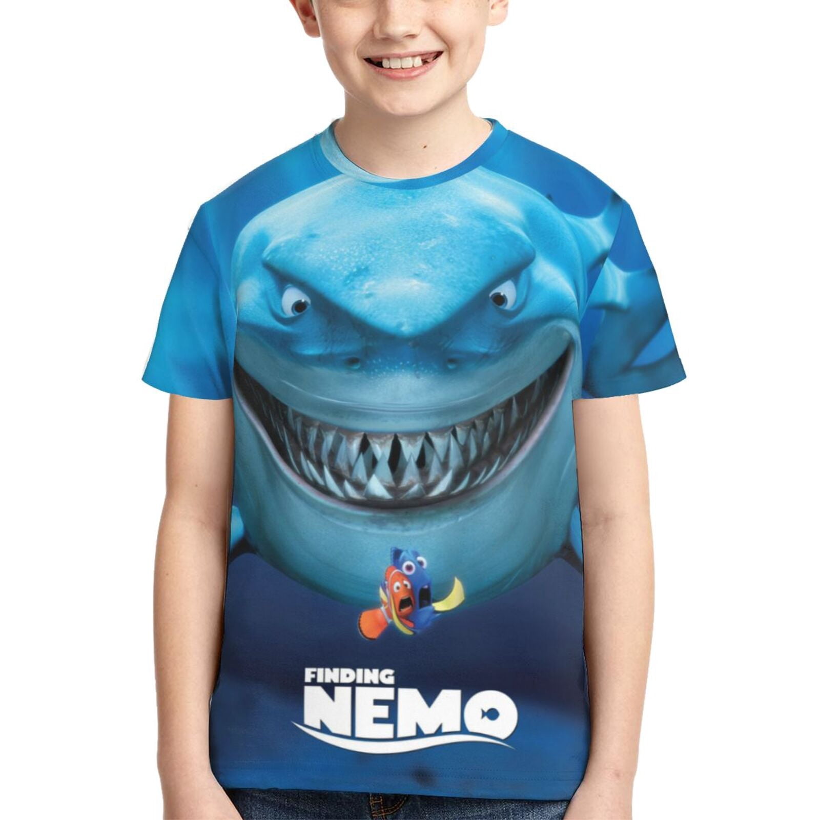 Kids Finding Nemo T-Shirt 3d Printed Shirt Short Sleeve Top Tees For ...